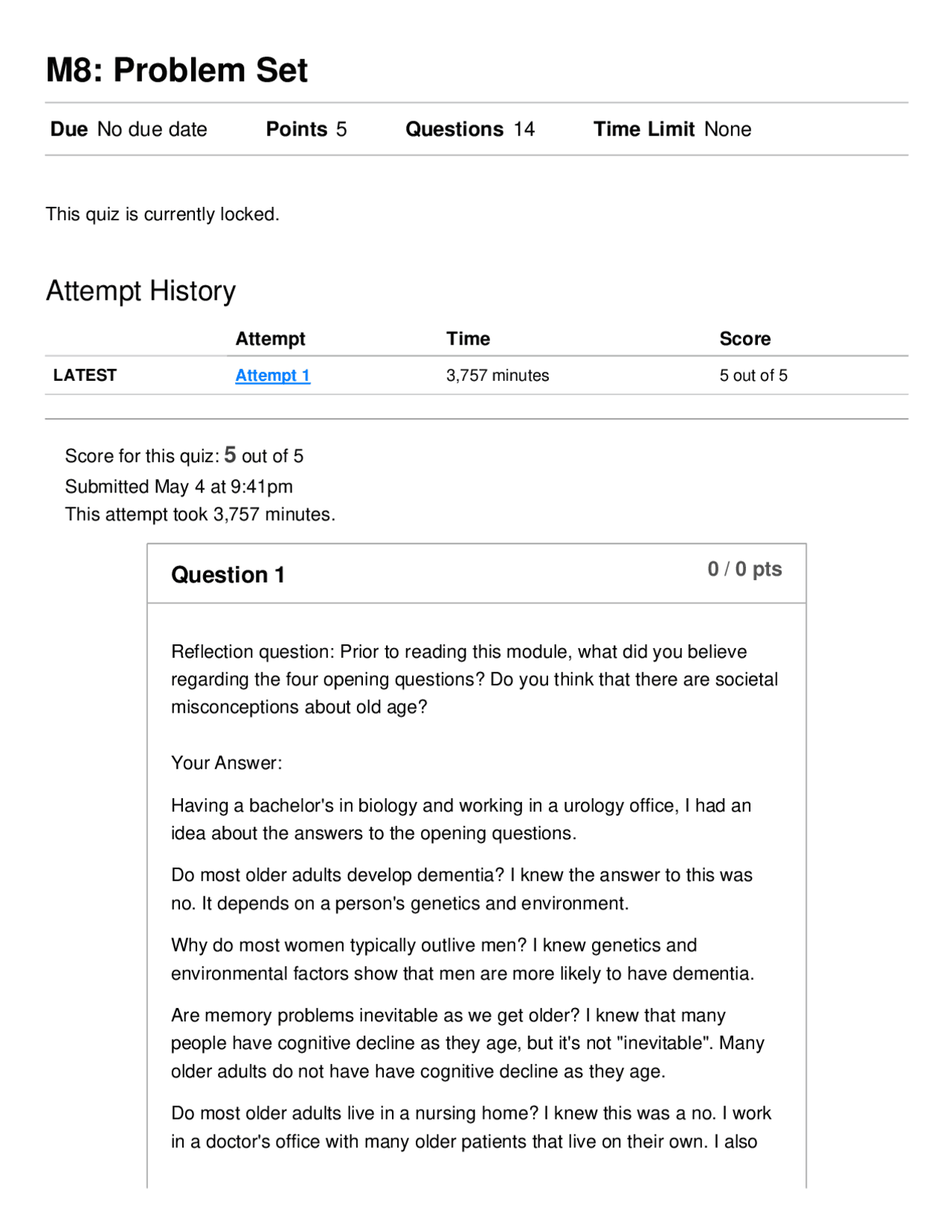 Psyc 140 Module 8 Exam Questions And Answers Exams Nursing Docsity