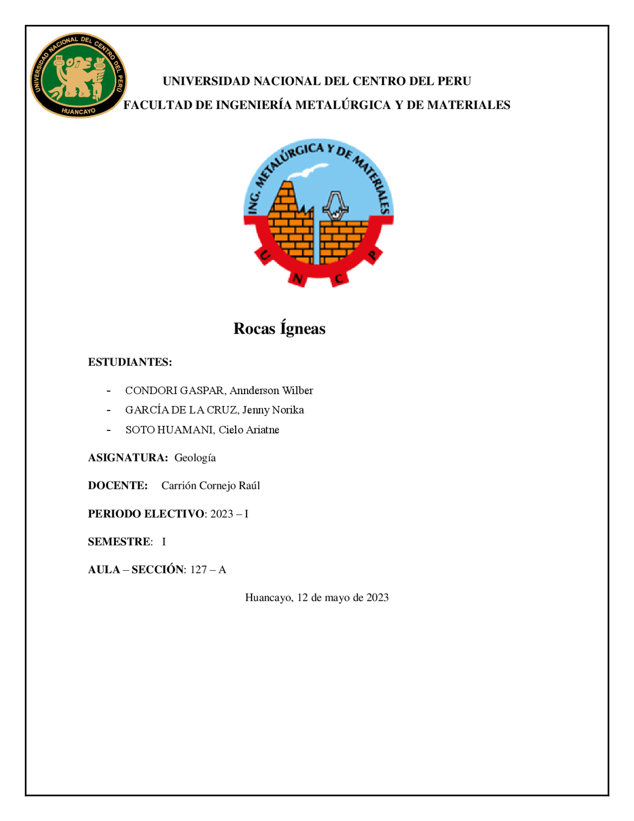 Tipos De Yacimientos Monografías Ensayos De Geología Docsity