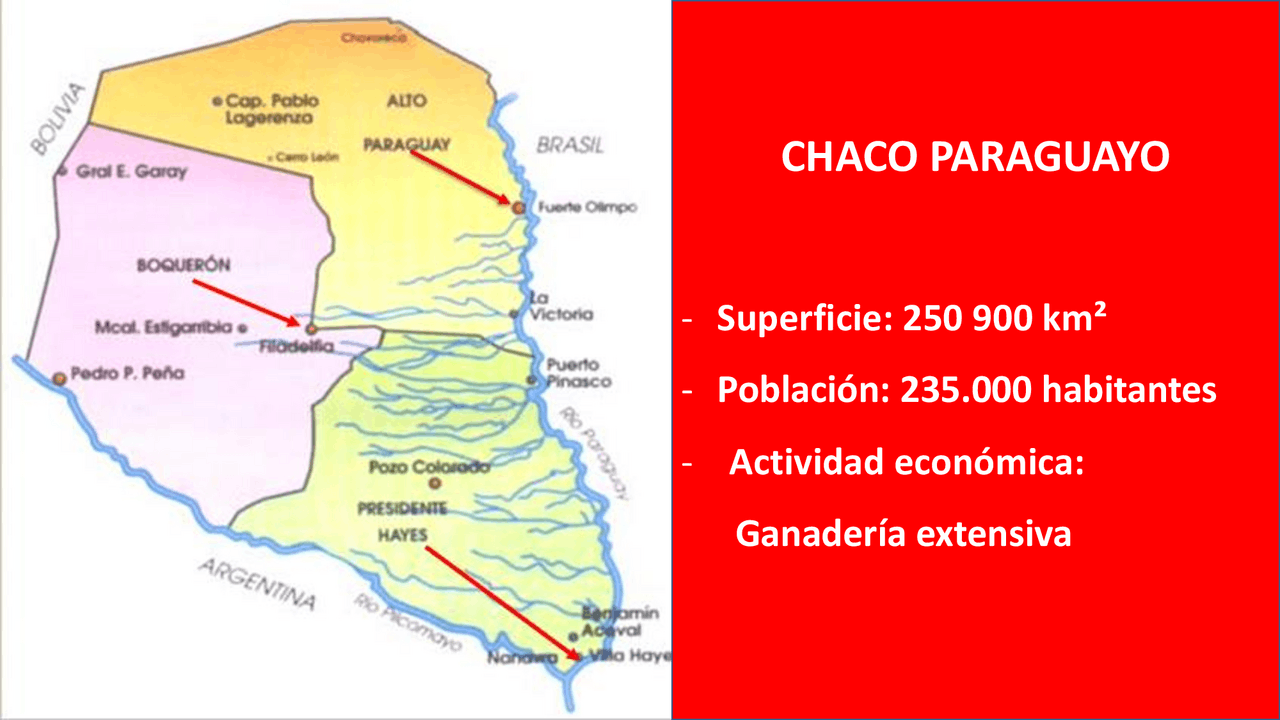Breve descripción del Chaco Paraguayo | Apuntes de Geografía | Docsity