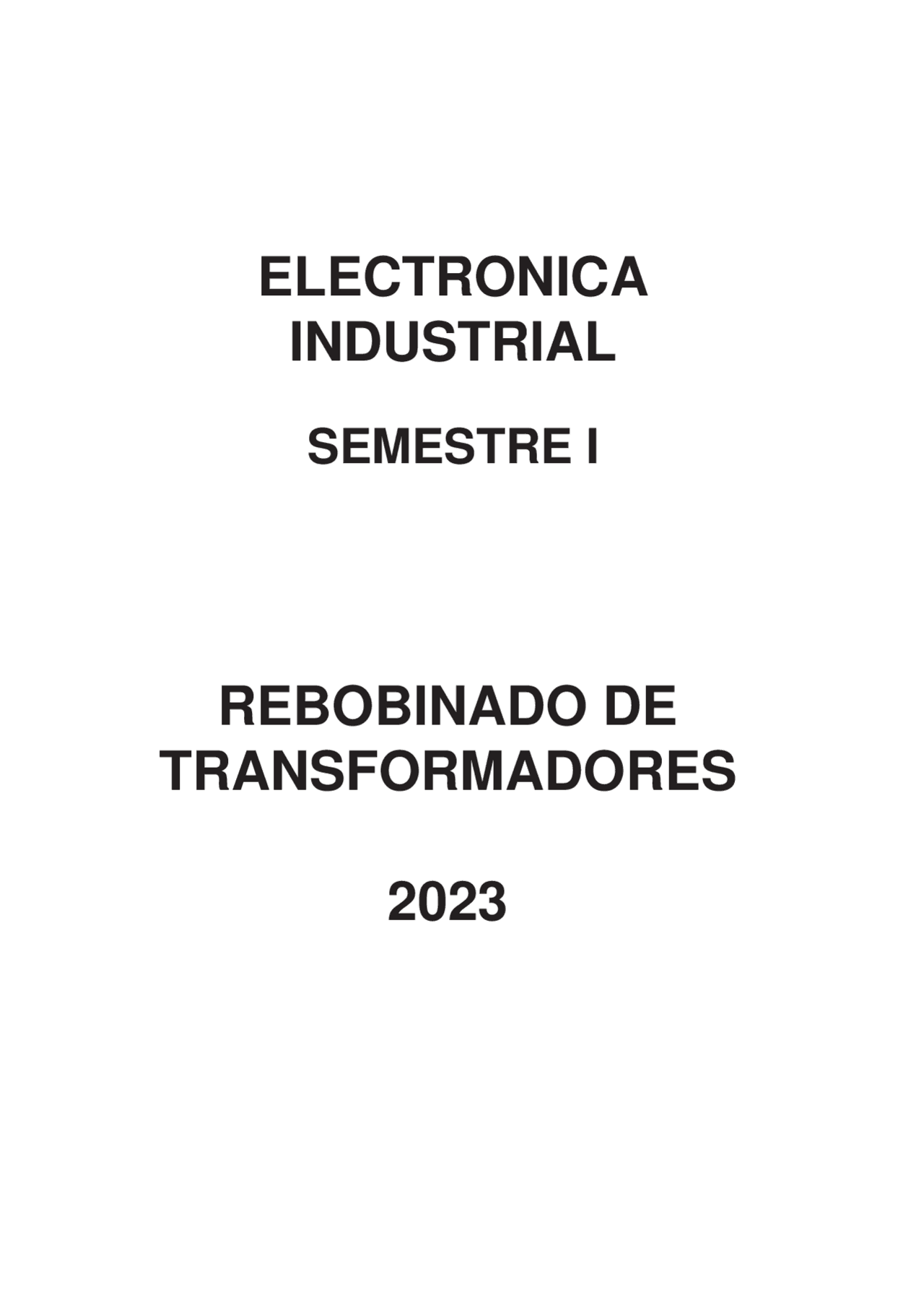 Rebobinado Como Hacer Diapositivas De Electrotecnia Docsity