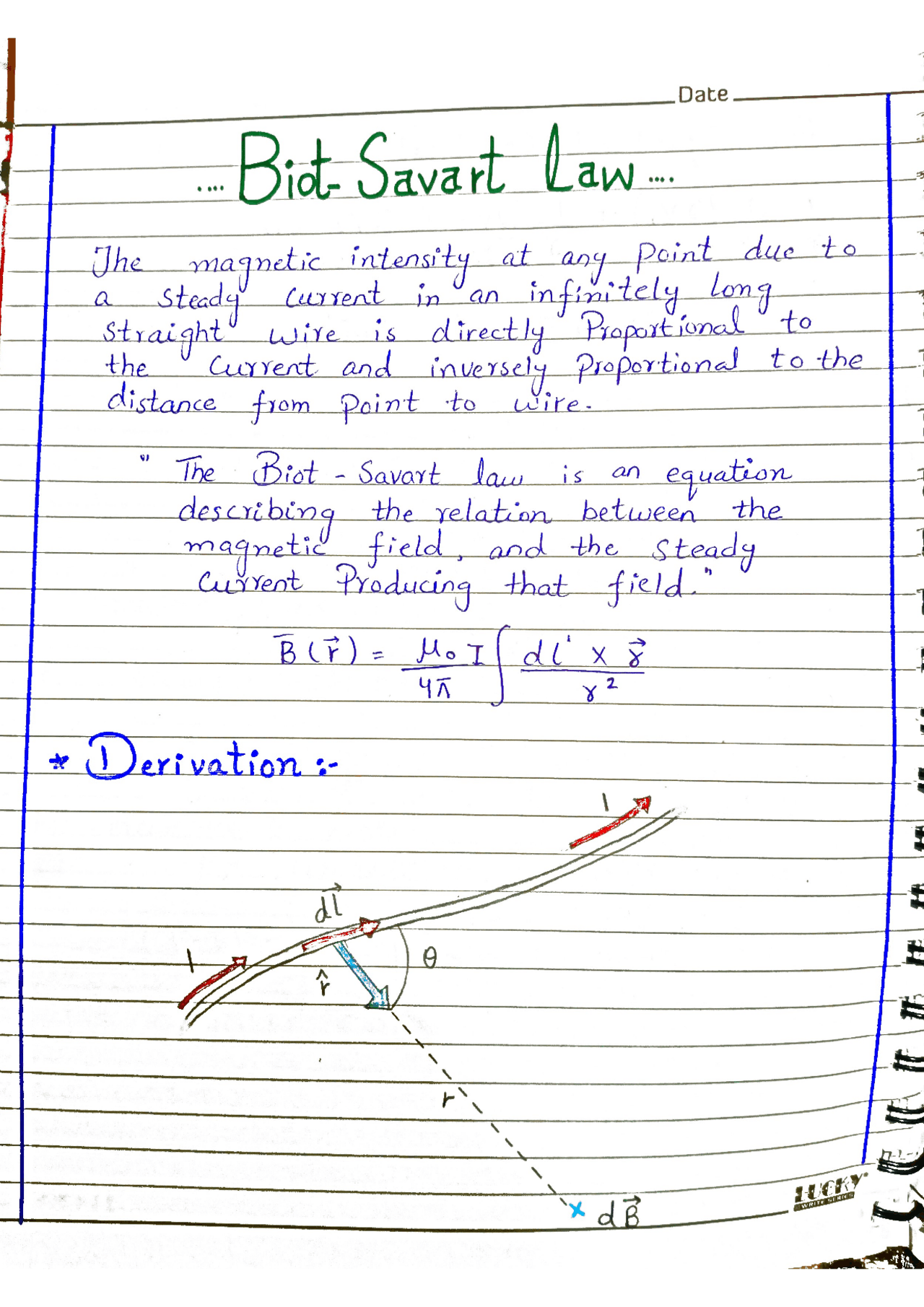 Document Contain Explanation And Derivation Of Important Laws