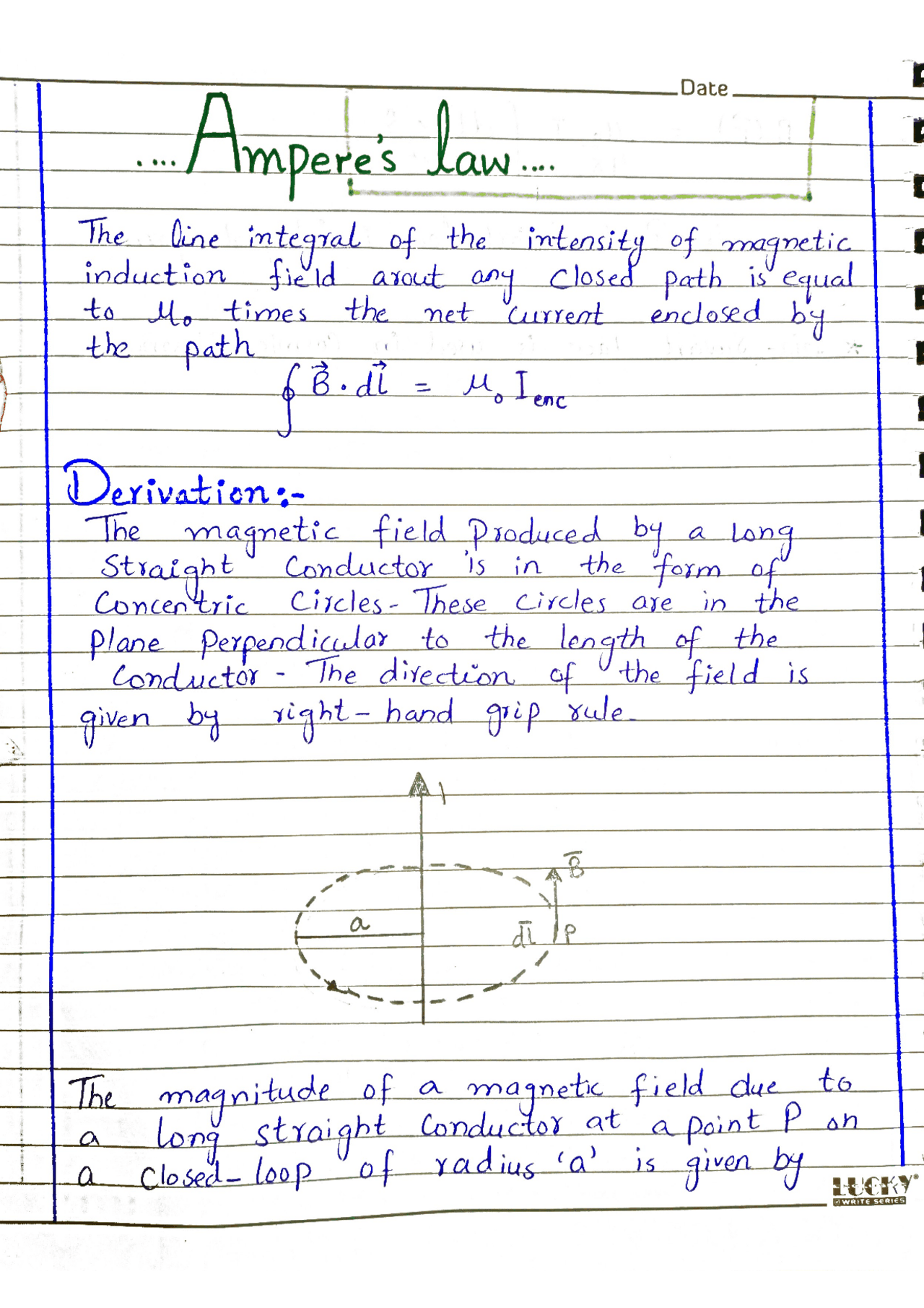 It Is About Amperes Law Schemes And Mind Maps Law Docsity