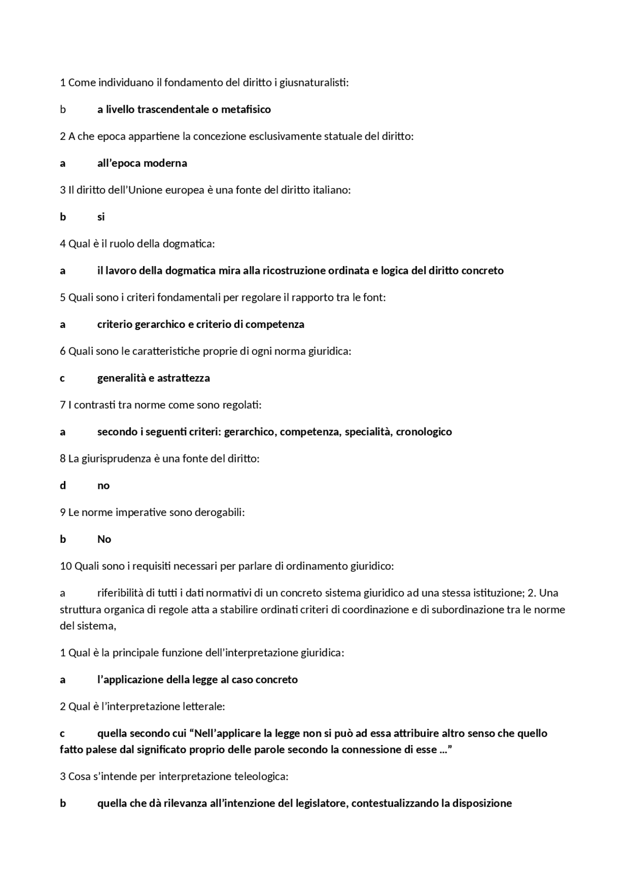 Prova Desame Diritto Privato Prove Desame Di Diritto Privato Docsity