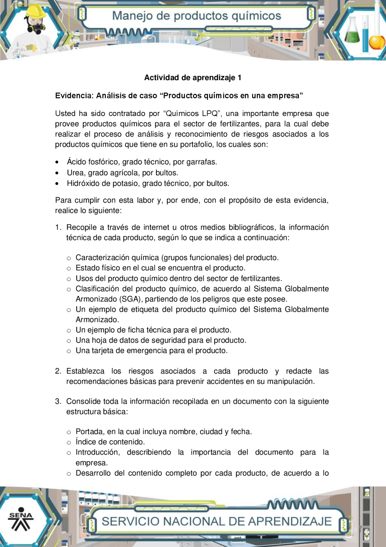 Analisis De Productos Quimicos Apuntes De Principios Químicos Docsity