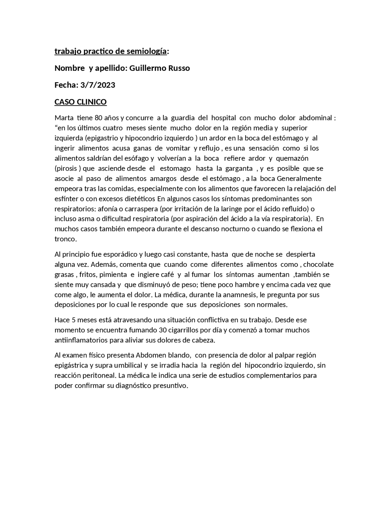 Trabajo_practico_unidad_2_semiologia.docx | Apuntes de Semiología | Docsity