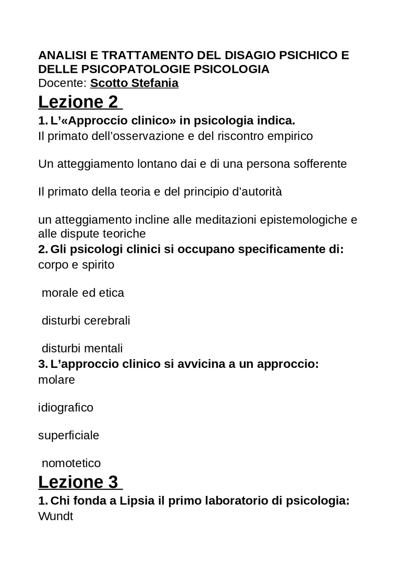 ANALISI E TRATTAMENTO DEL DISAGIO PSICHICO E DELLE PSICOPATOLOGIE ...