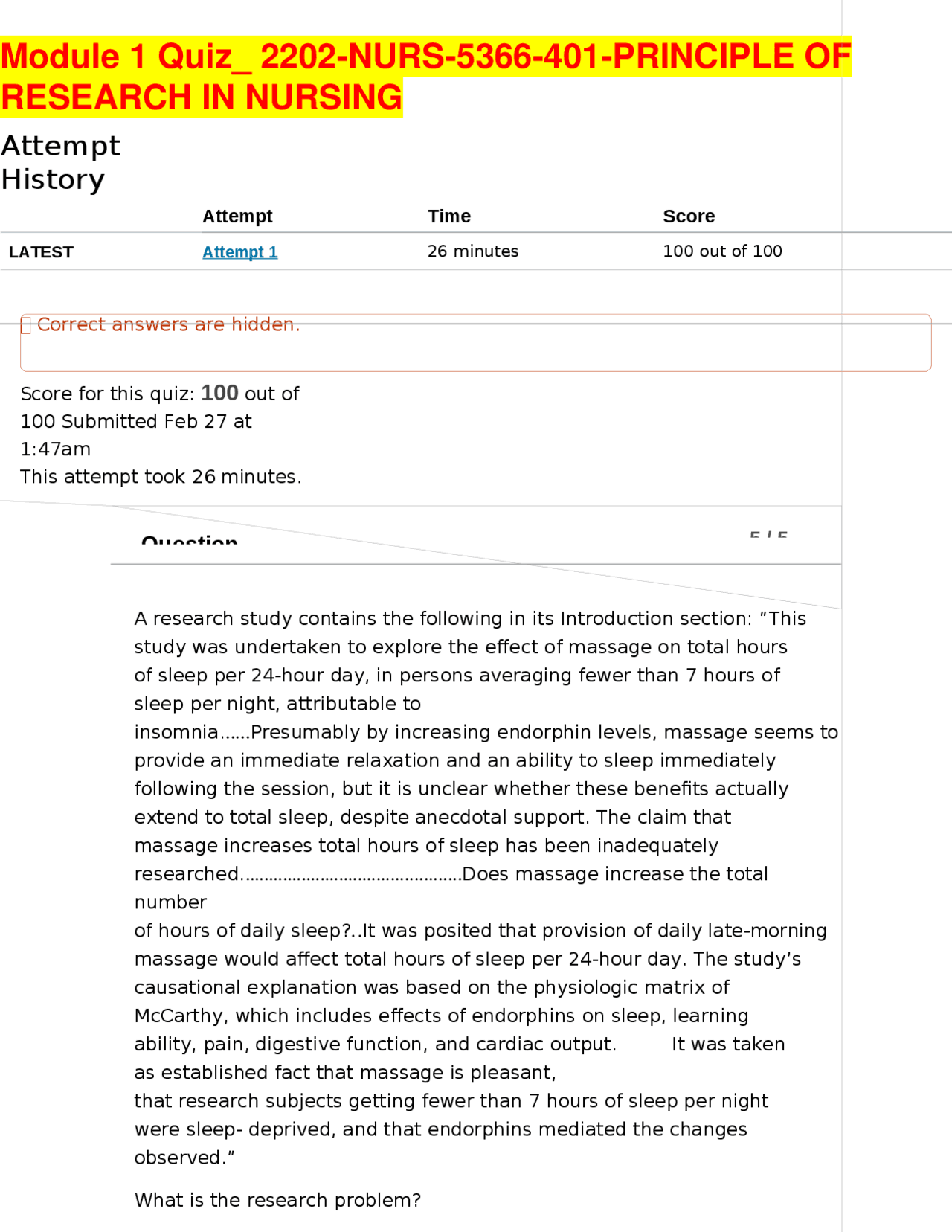 Module 1 Quiz_ 2202-NURS-5366-401-PRINCIPLE OF RESEARCH IN NURSING ...