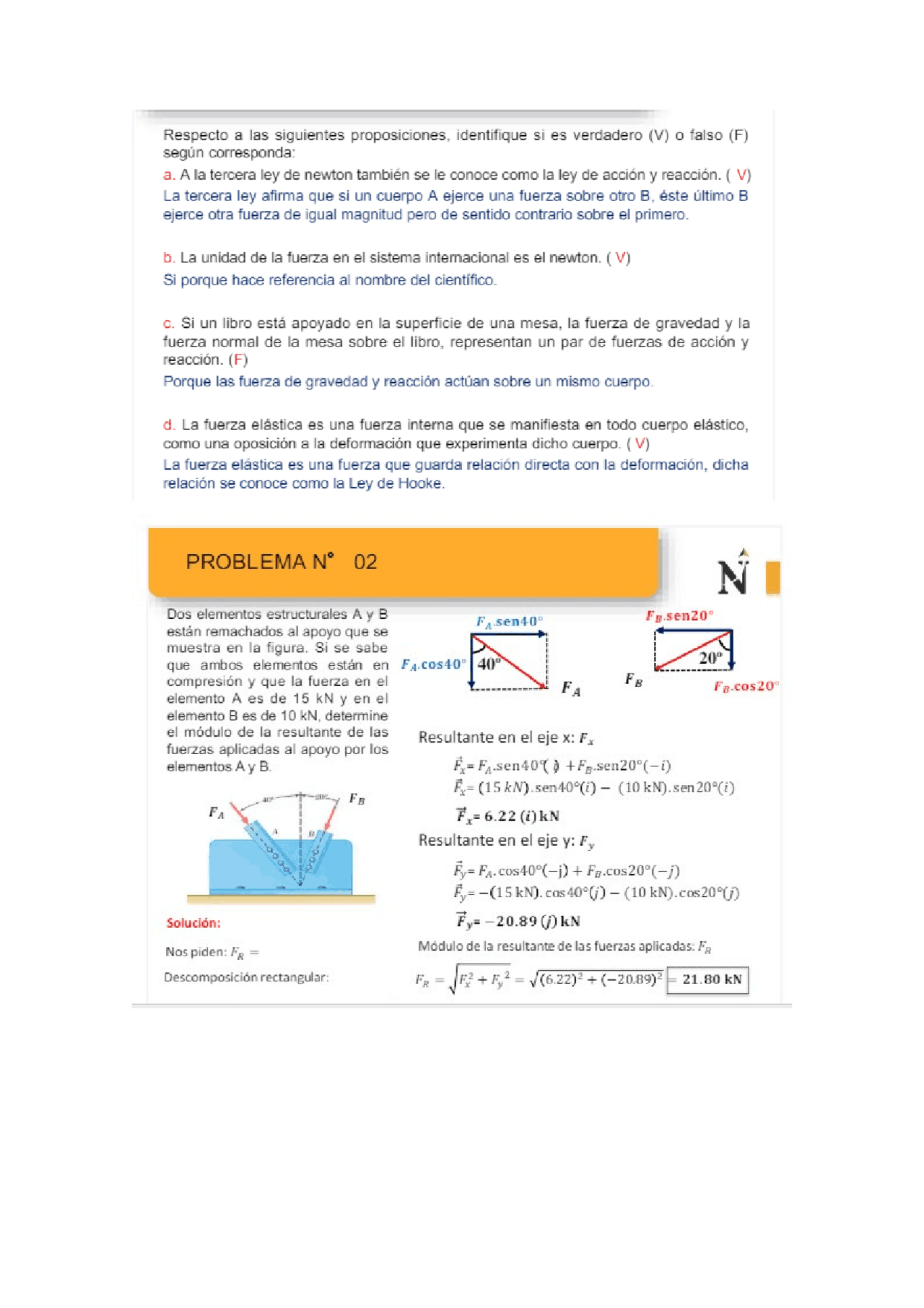 Ejercicios de física 1 | Ejercicios de Física | Docsity