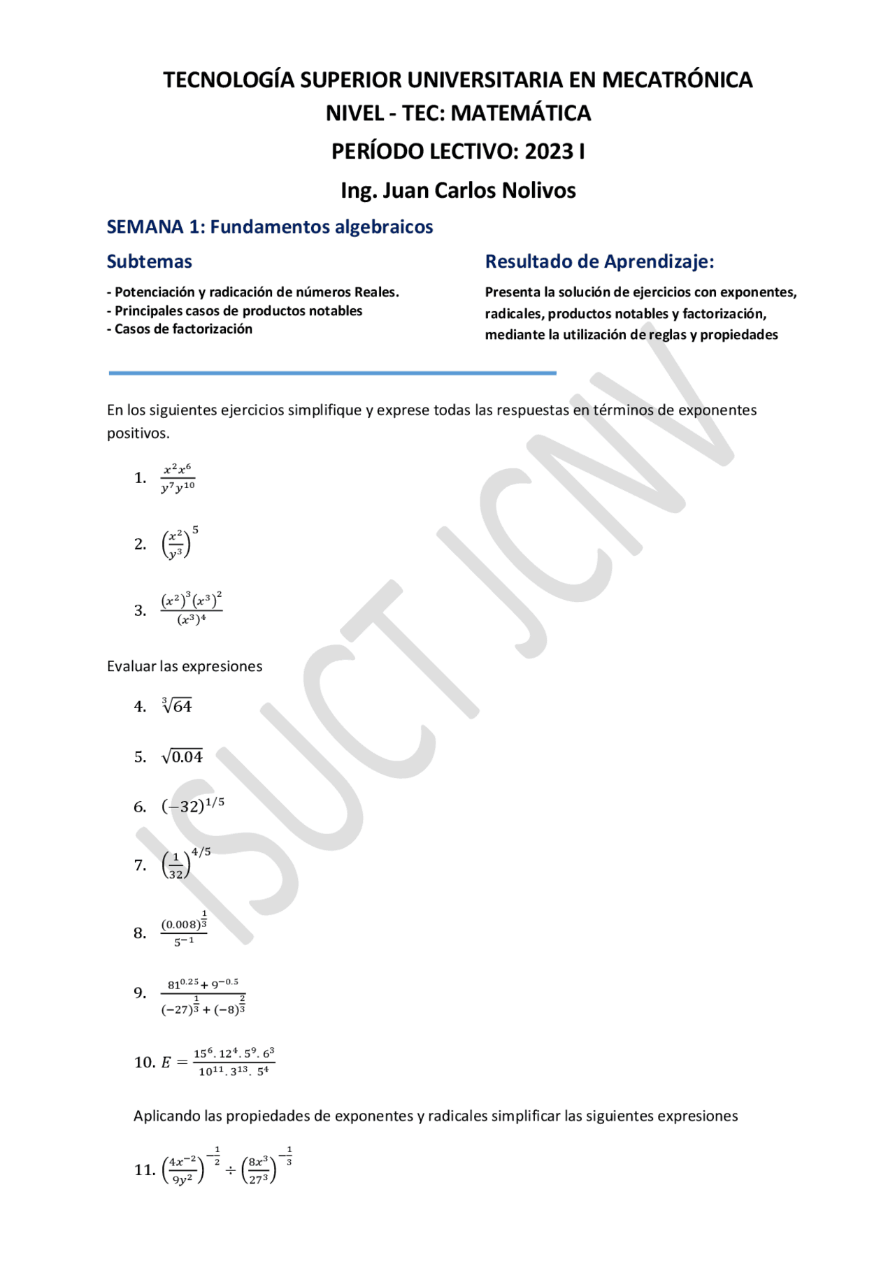 Ejercicios De Ecuaciones Graficas Exercícios De Matemática Docsity