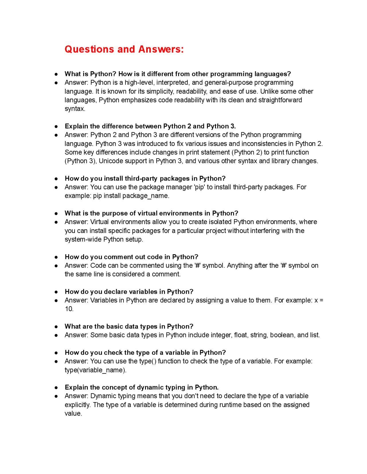 Python Programming Questions And Answers Exercises Computer Networks 8021