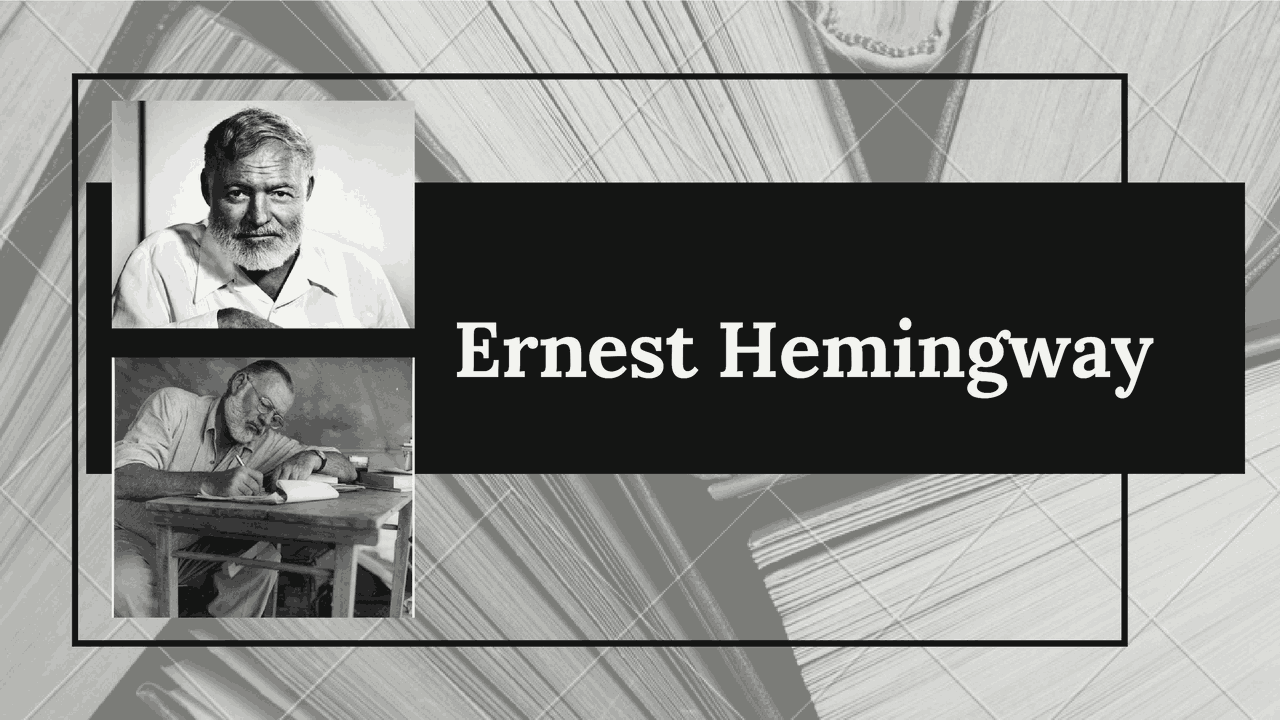 Powerpoint Ernest Hemingway: vita e opere | Slide di Inglese | Docsity