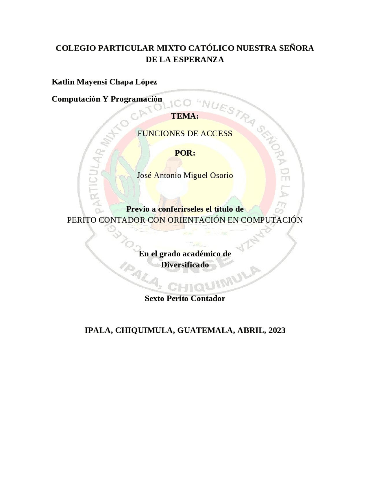 Téma De Información De Computación Resúmenes De Computación Aplicada