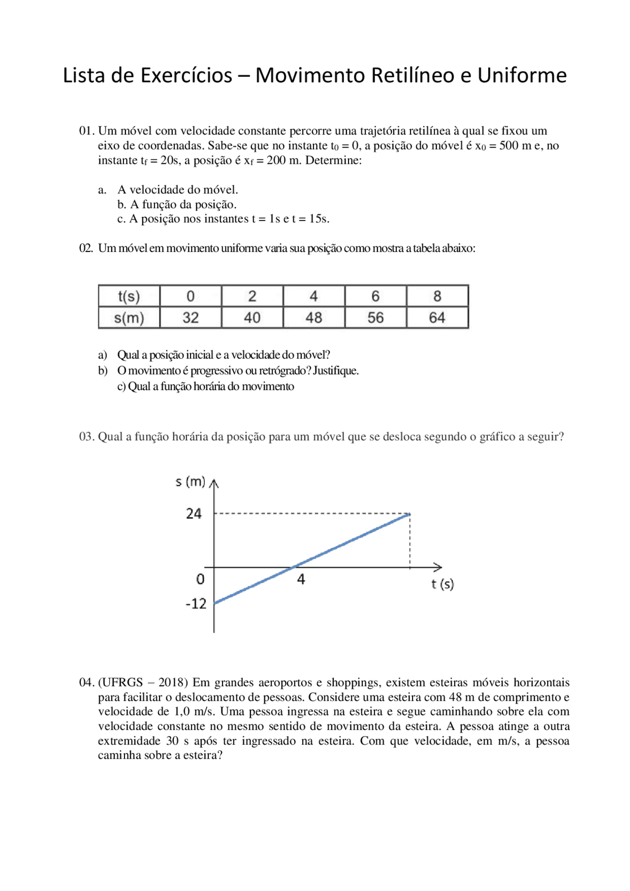 Exercícios Para O Ensino Médio Resumos Física Para Ensino Médio Docsity