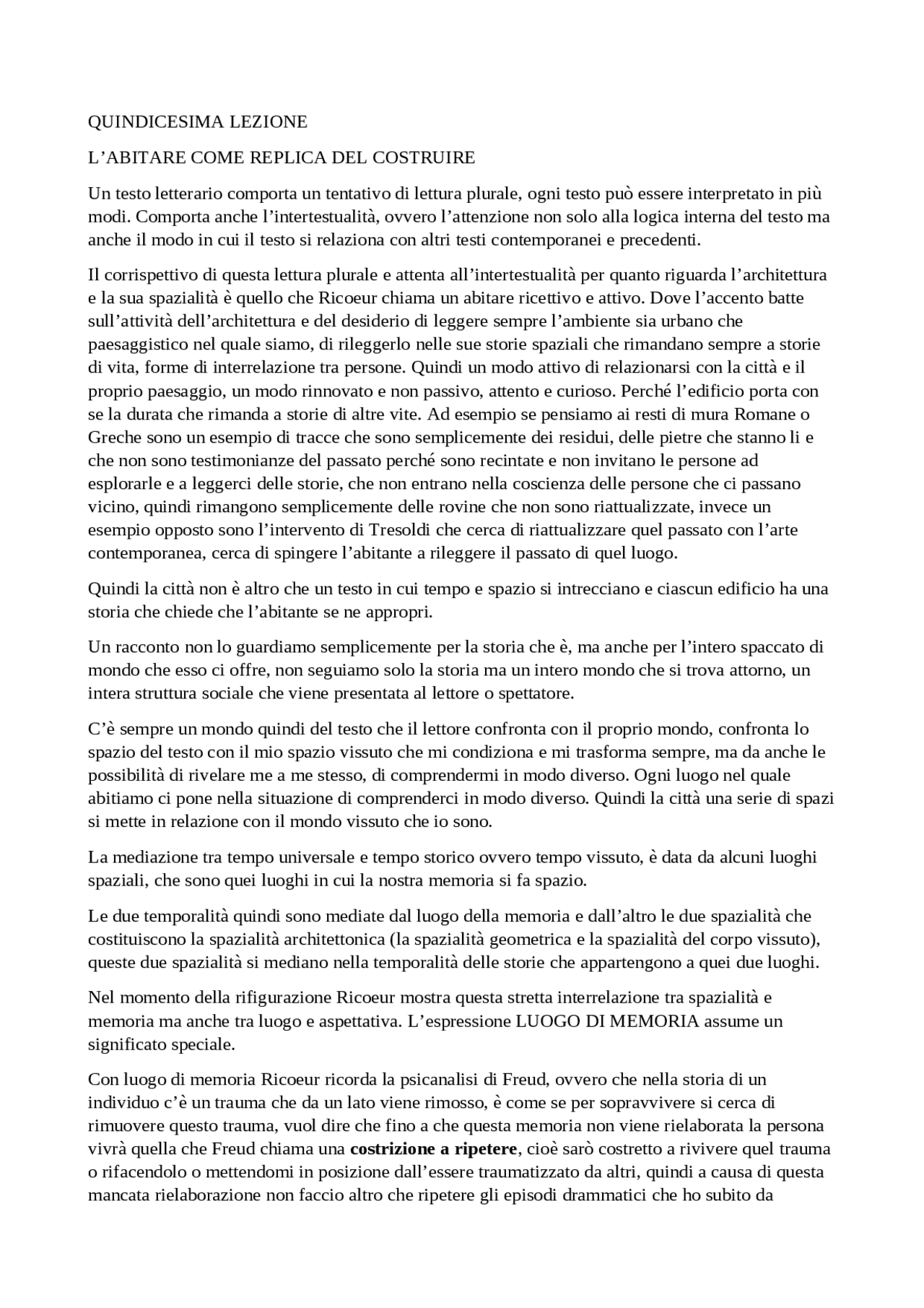 Modulo Di Estetica 2 Sbobinature Di Estetica Docsity