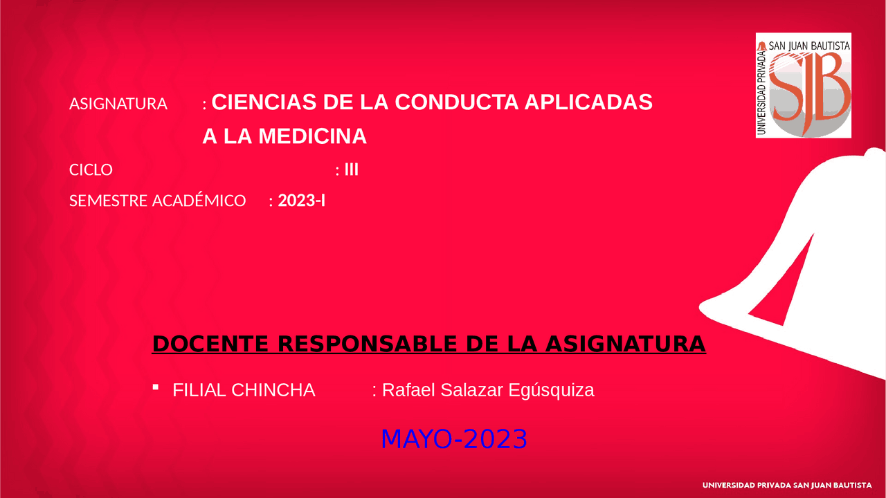 CIENCIAS DE LA CONDUCTA APLICADAS A LA MEDICINA-PPT 10 | Diapositivas de Ciencias de la Salud ...