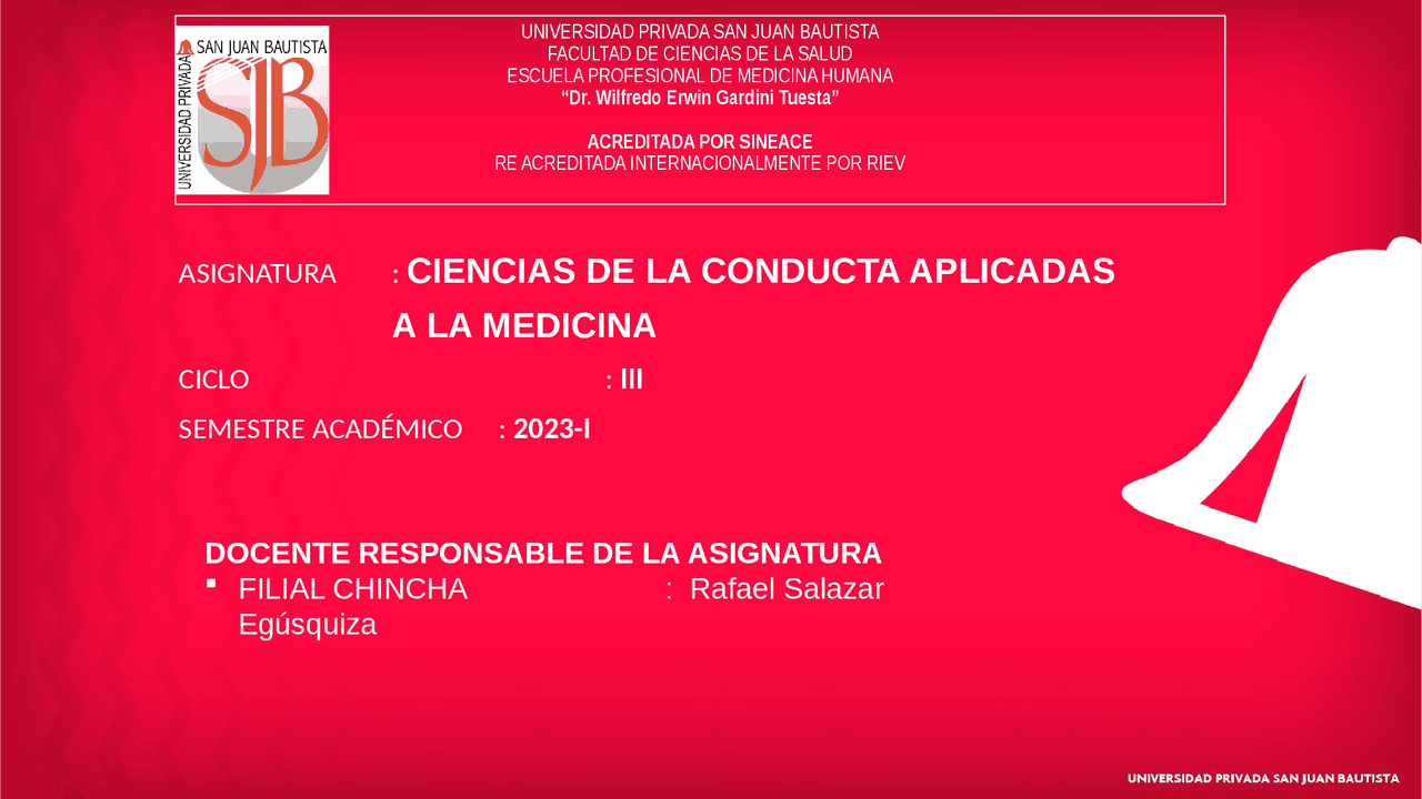 CIENCIAS DE LA CONDUCTA APLICADAS A LA MEDICINA-PPT 04 | Diapositivas de Ciencias de la Salud ...