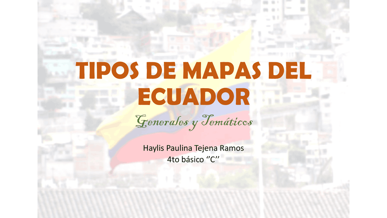 mapas del ecuador, documento resumido | Apuntes de Geografía | Docsity