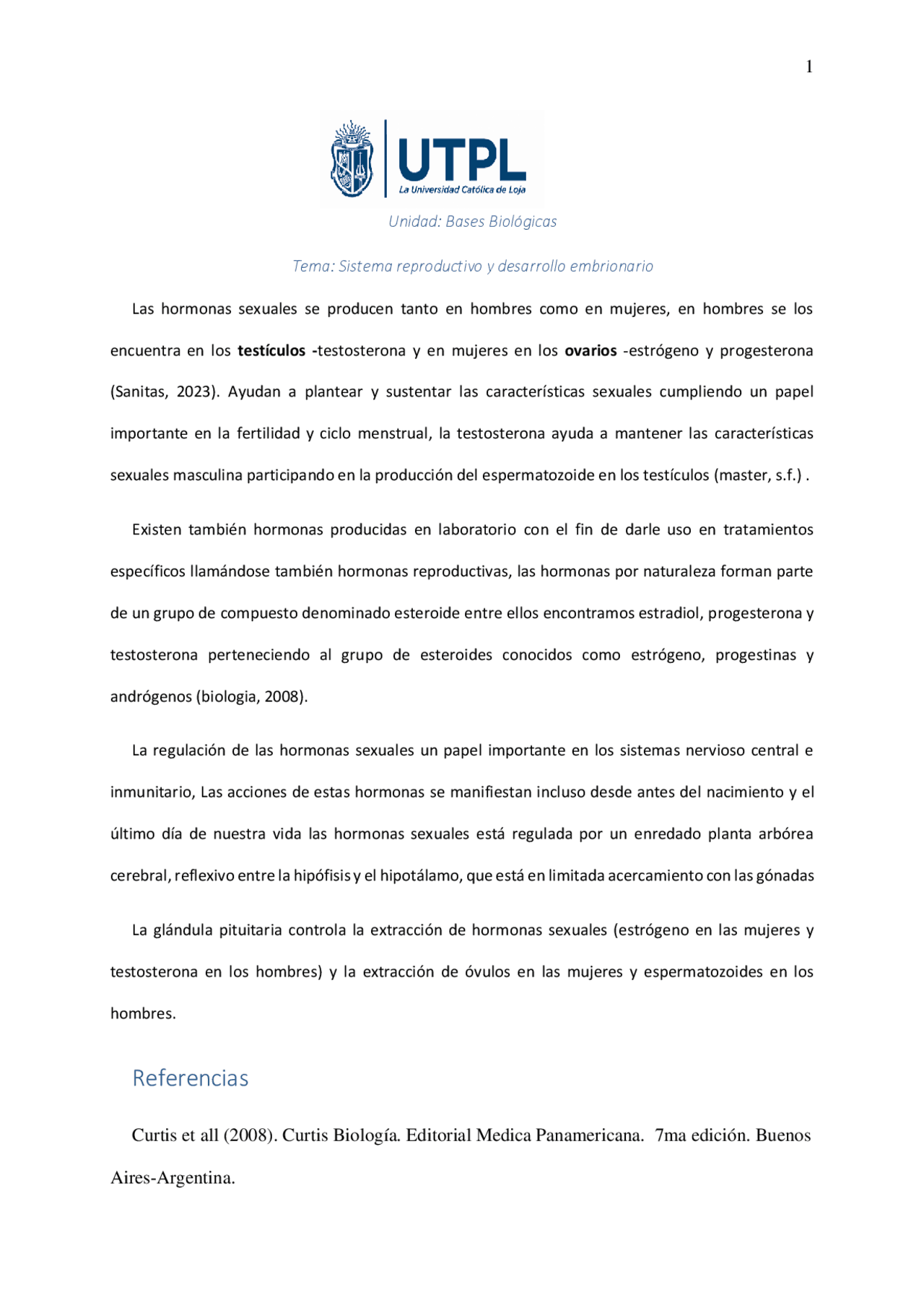Ensayotarea De Ensayo Monografías Ensayos De Ciencias Biologicas