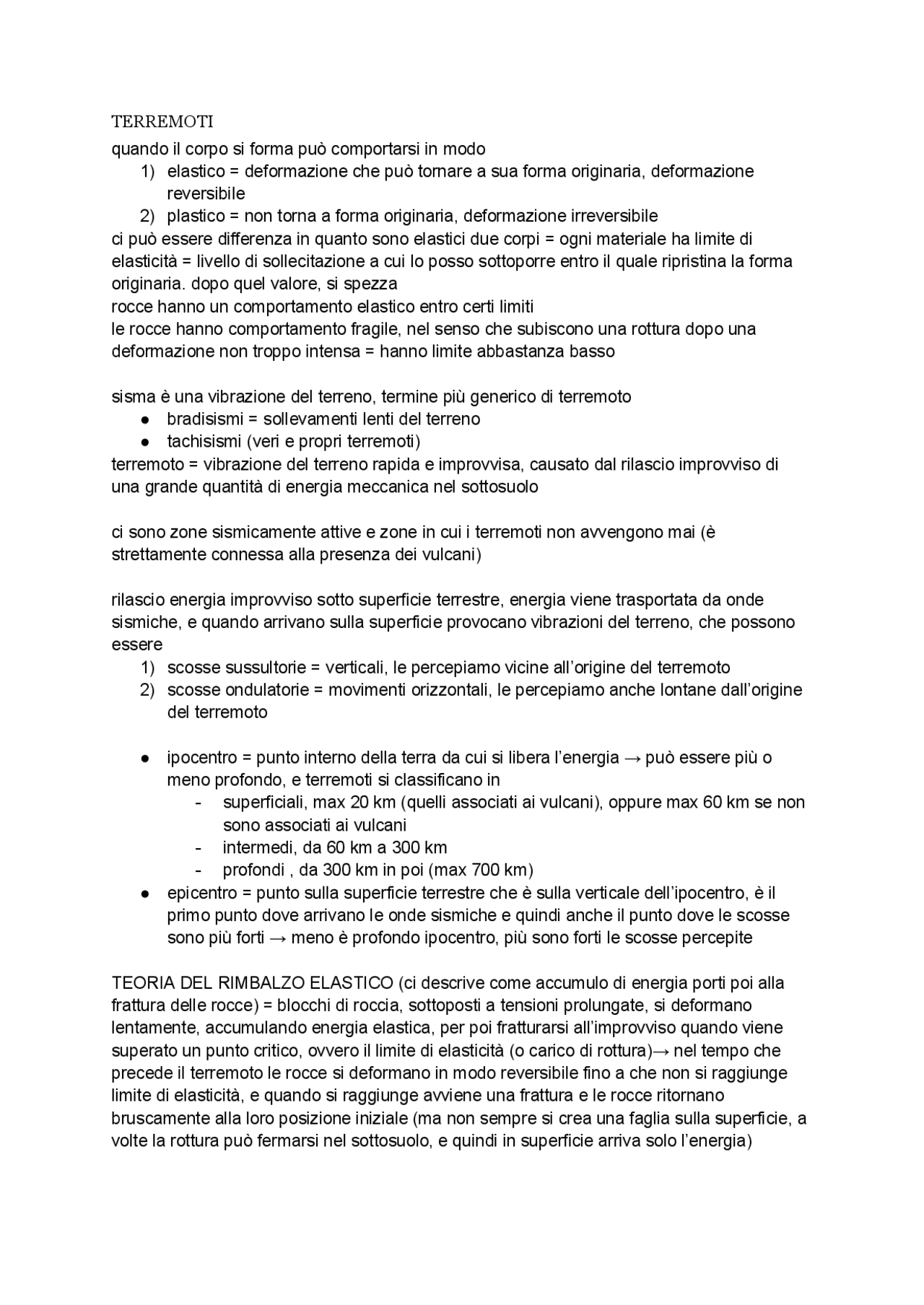 Terremoti - cosa sono, formazione, onde sismiche, magnitudo, tsunami e previsione | Appunti di ...