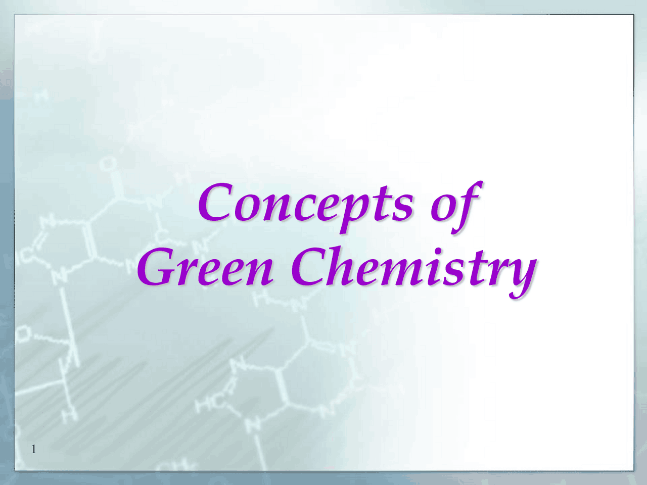 The Twelve Principles of Green Chemistry: | Slides Engineering ...