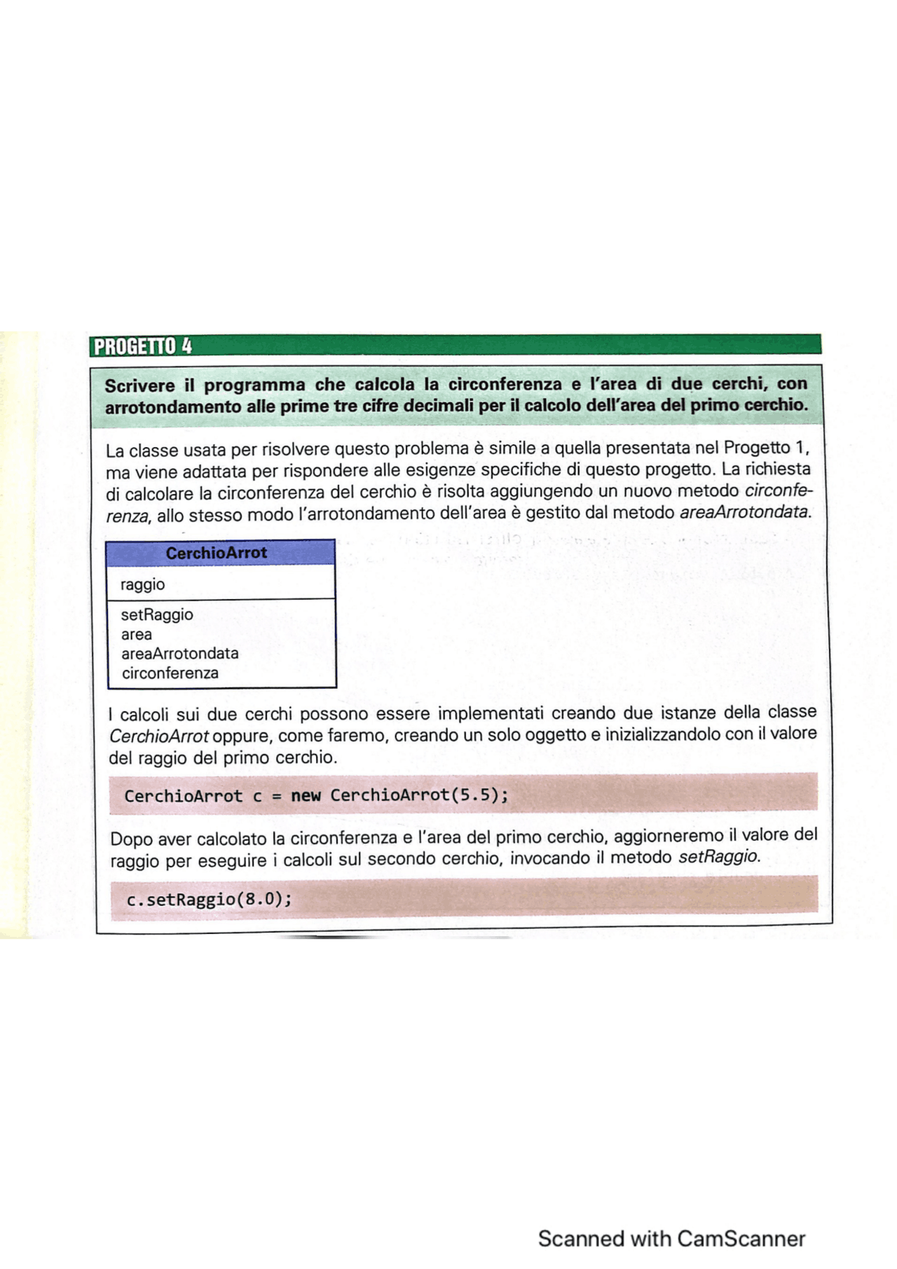 Esercizi di java con Classi 2 | Esercizi di Informatica | Docsity
