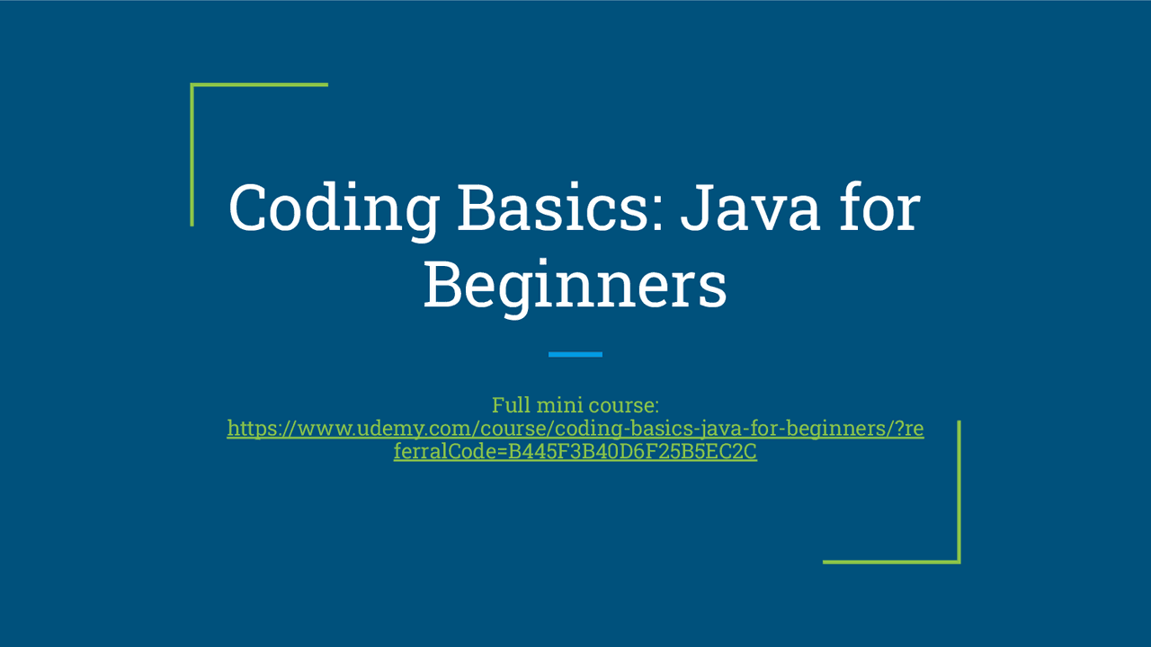Java Coding Tutorial Slides Computer Programming Docsity 3746
