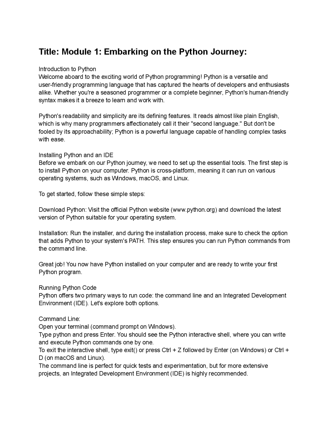 Python programming full course | Study Guides, Projects, Research ...