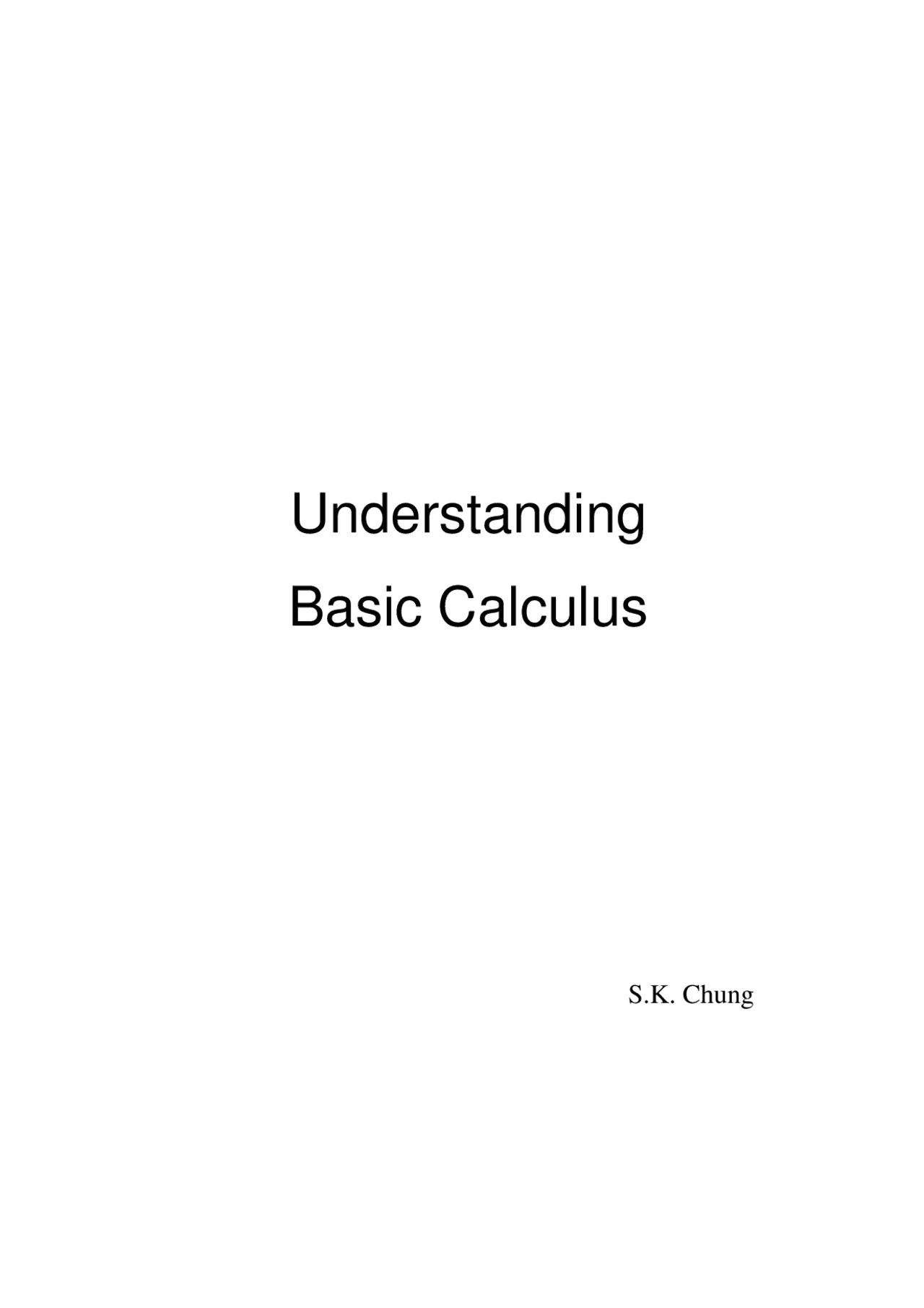 Understanding basic calculus notes | Study notes Calculus | Docsity