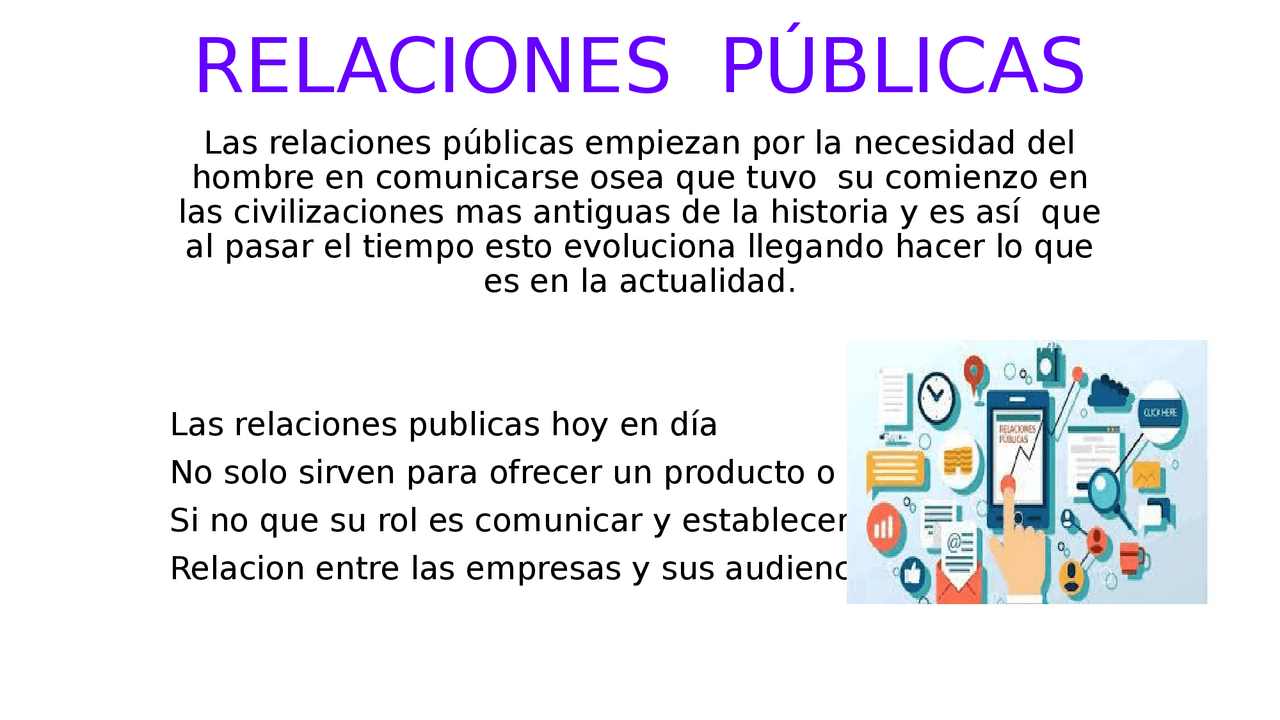 Informacion sobre relaciones publicas en formato pptx | Esquemas y ...