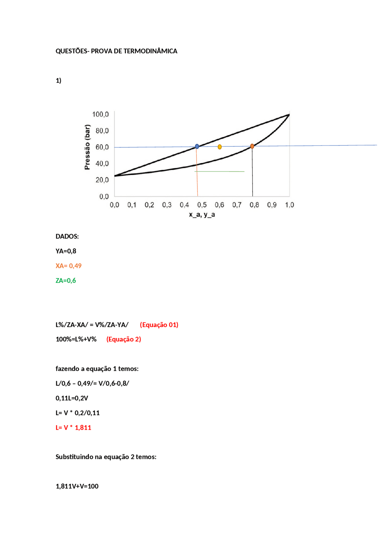 Respostas Prova De Termodinâmica Provas Termodinâmica Docsity