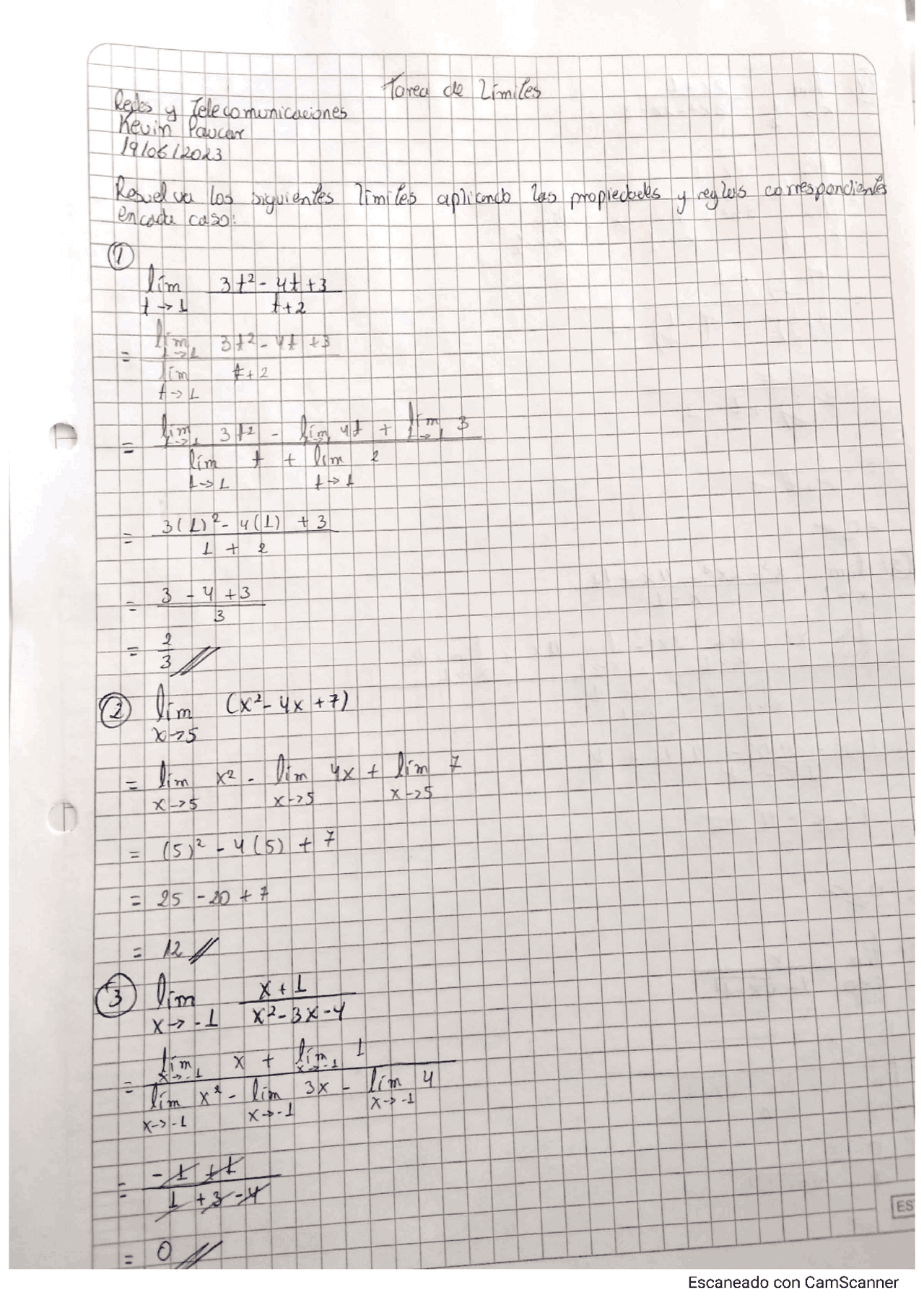 Calculo En Una Variable Limites Ejercicios De Cálculo Avanzado