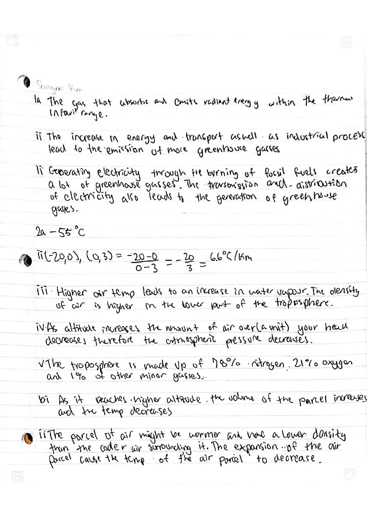 Greenhouse Gases Environmental Science Summaries Environmental