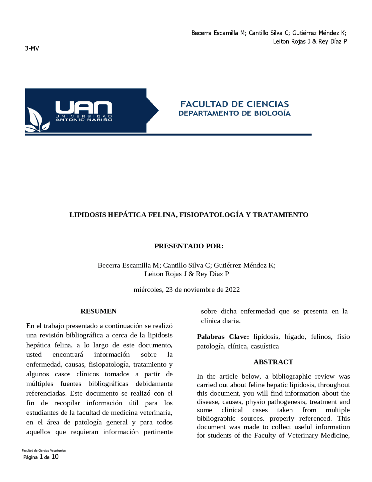 LIPIDOSIS HEPÁTICA FELINA, CAUSAS, FISIOPATOLOGÍA Y TRATAMIENTO ...
