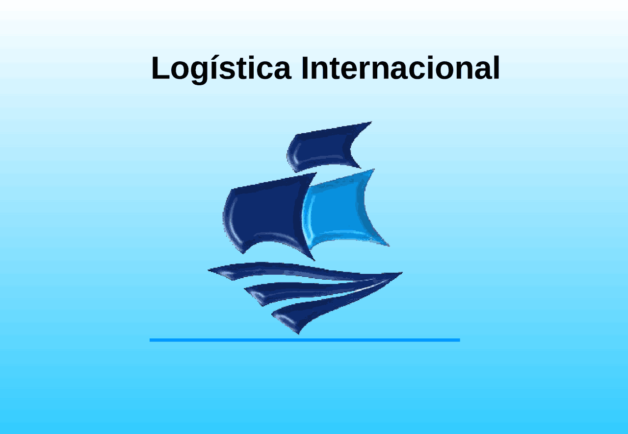 Logística Internacional Notas De Aula Logística Docsity