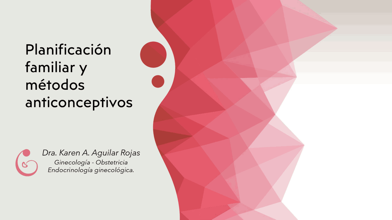 Métodos Anticonceptivos Diapositivas De Ginecología Docsity