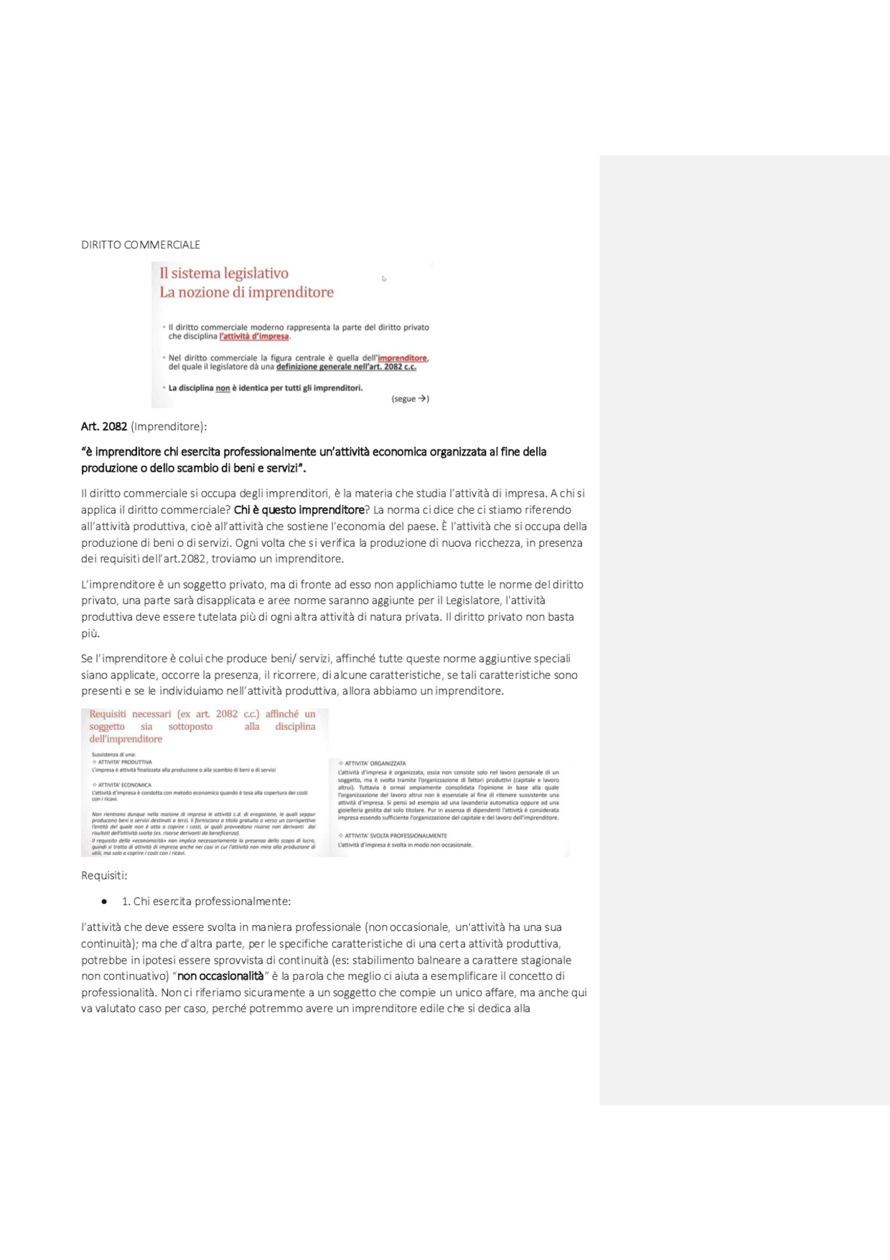 Programma completo diritto commerciale (tutte lezioni sbobinate) | Sbobinature di Diritto ...