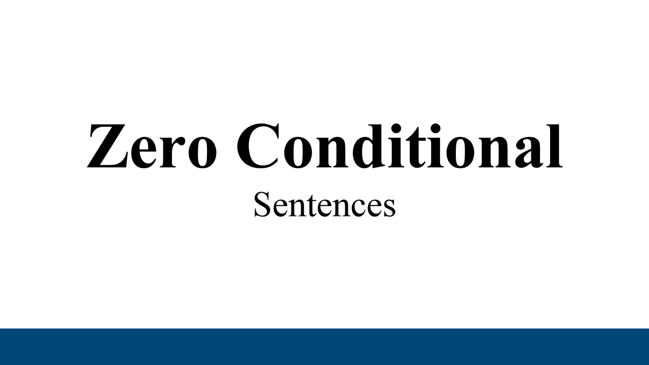 Conditional Sentences | Diapositivas de Inglés | Docsity