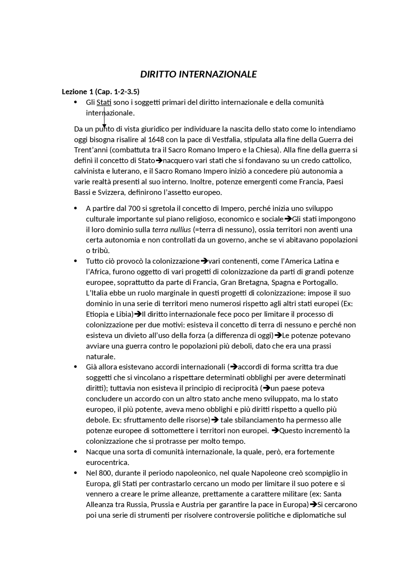 Diritto internazionale: riassunto del libro di Antonio Cassese | Appunti di Diritto ...