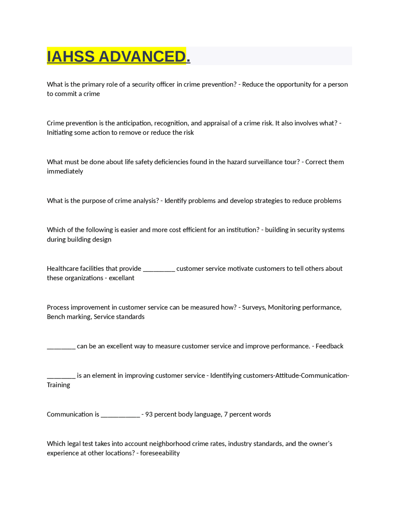 IAHSS ADVANCED.docx/IAHSS ADVANCED.docx | Exams Advanced Systems ...