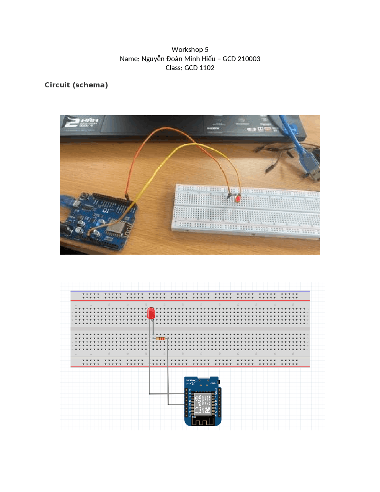 Controlling LED with Wemos D1 and Blynk App | Essays (university ...