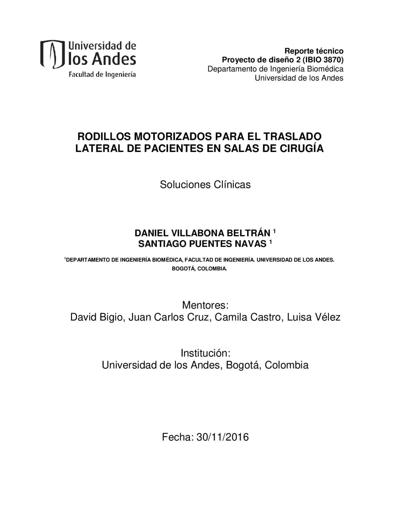 RODILLOS MOTORIZADOS PARA EL TRASLADO LATERAL DE PACIENTES EN SALAS DE ...