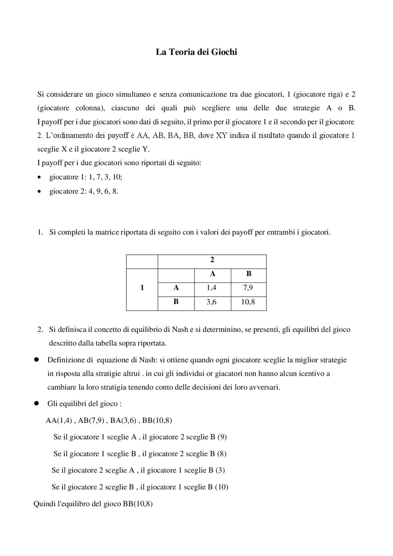 Elaborato ANALISI E PROGETTAZIONE DEI PROCESSI AZIENDALI L8 ...