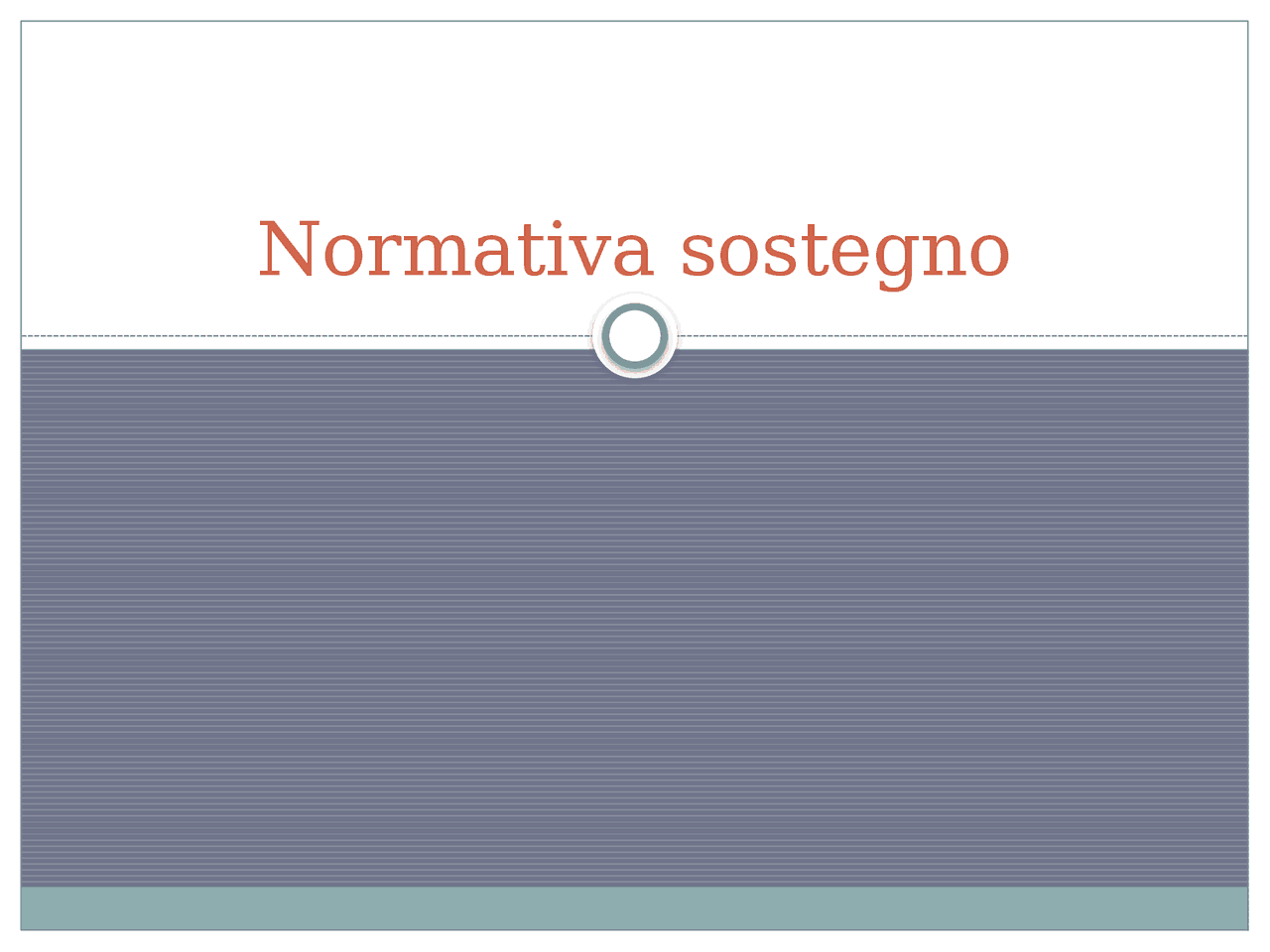 Normativa sostegno tfa | Slide di TFA Sostegno | Docsity