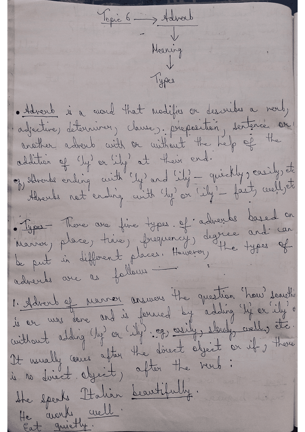 Meaning,Types,Examples | Study notes English | Docsity