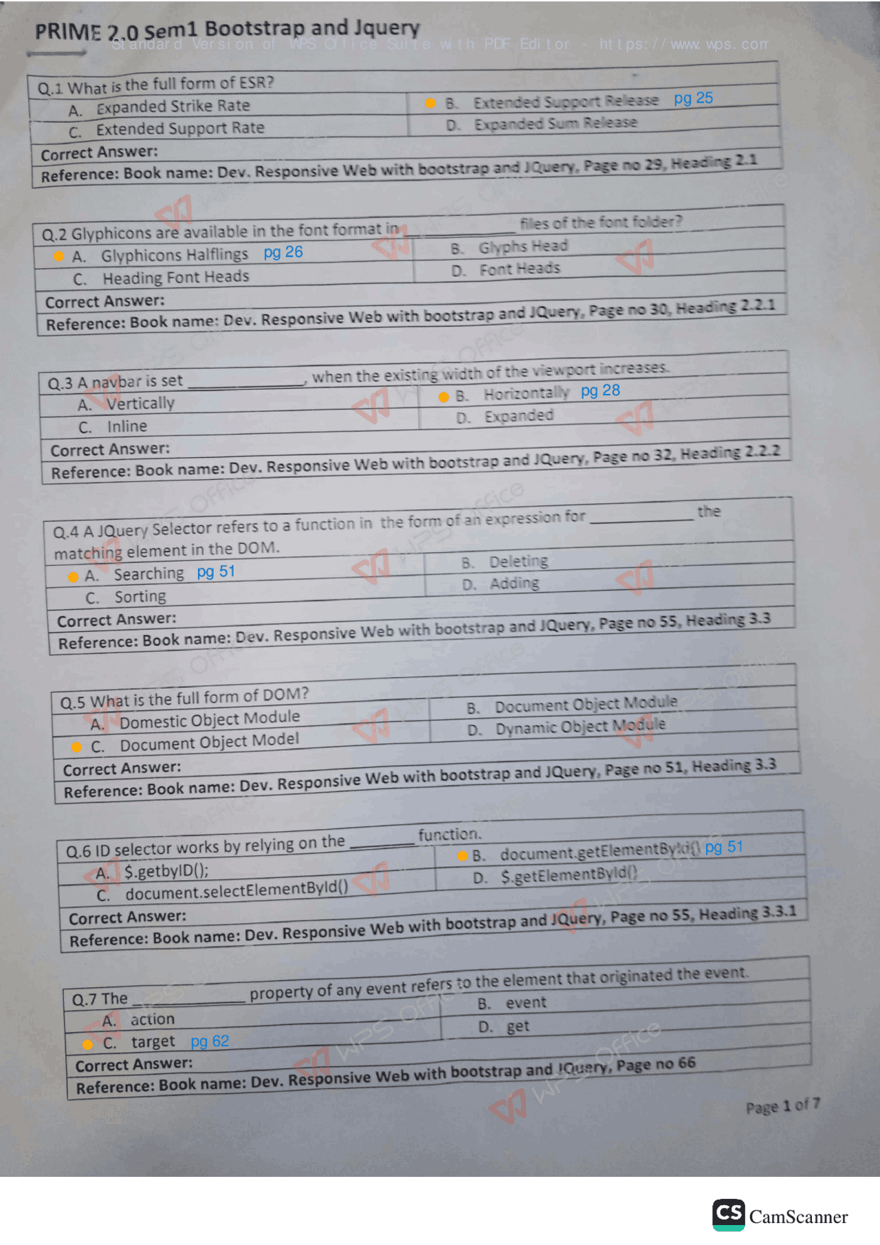 Bootstrap Modular Mcqs Exams Food Science And Technology Docsity