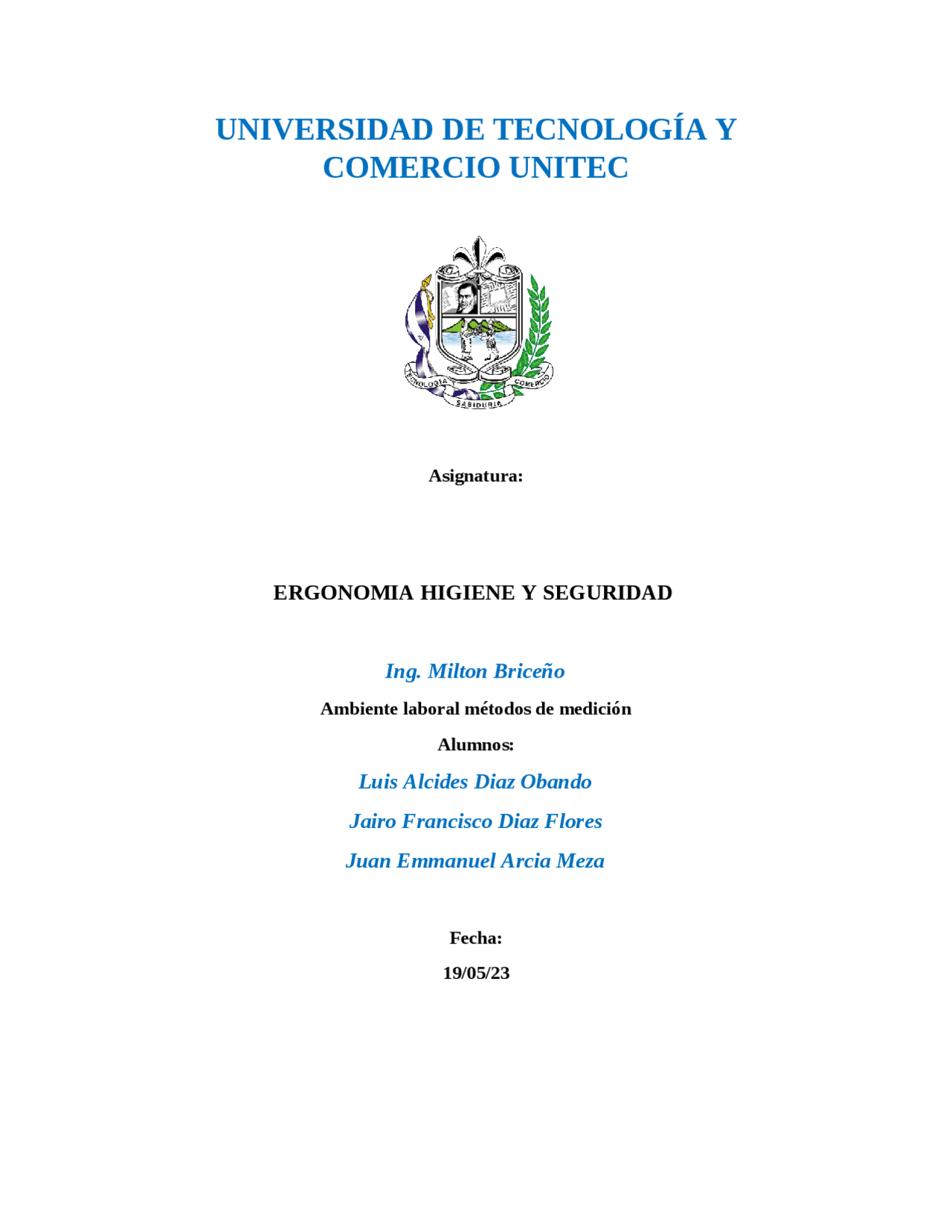 Resumen Ergonomía E Higiene Resúmenes De Ergonomía Docsity
