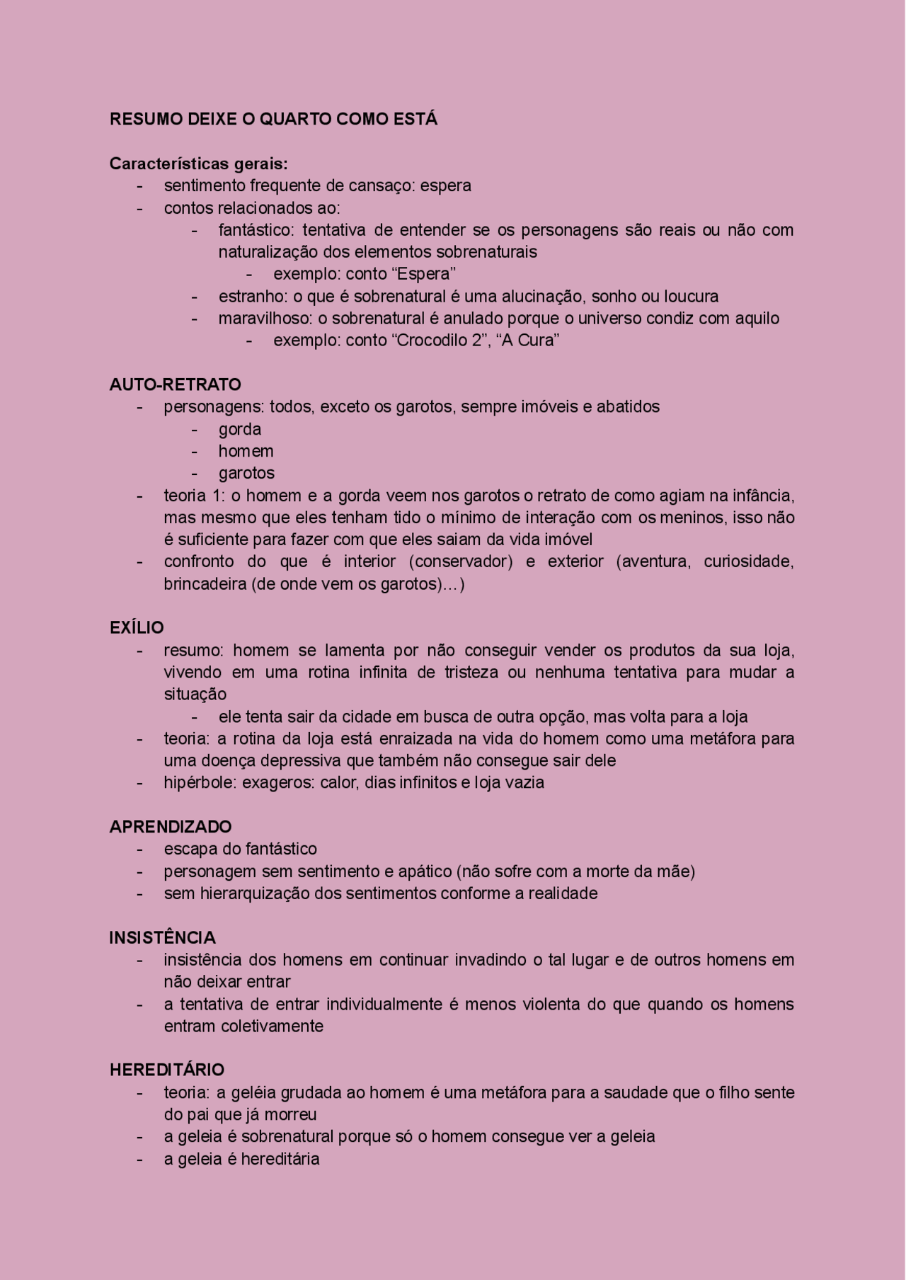 Resumo Livro Deixe O Quarto Como Está Amílcar Bettega Resumos