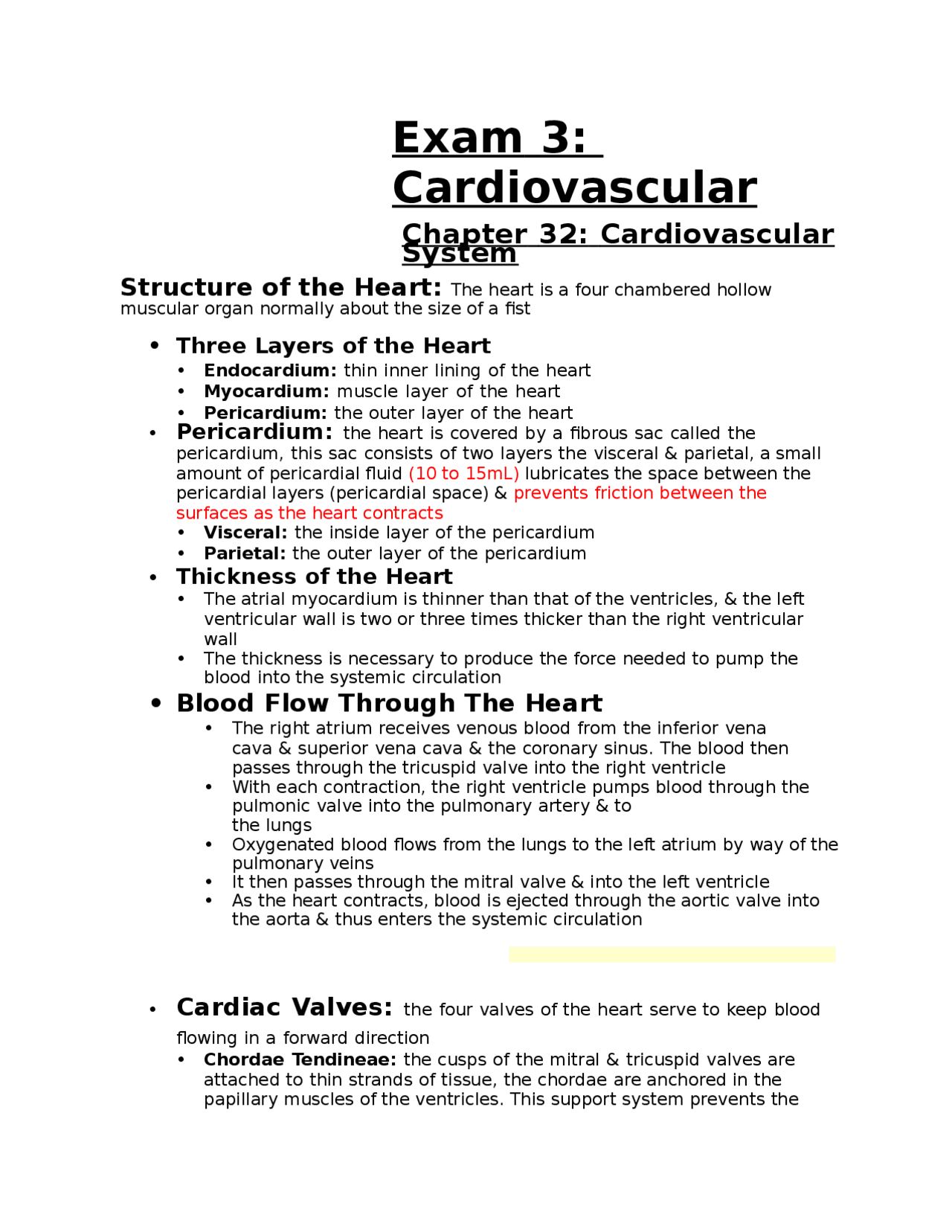 Cardiovascular Chapter 32: Cardiovascular System | Study notes Nursing ...