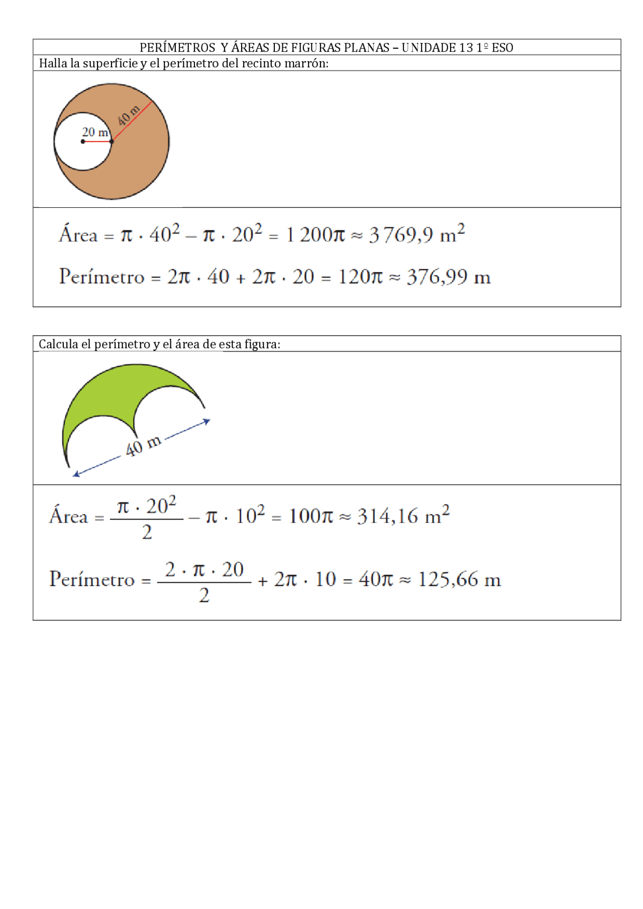 Áreas y perímetros problemas resueltos | Ejercicios de Matemáticas ...