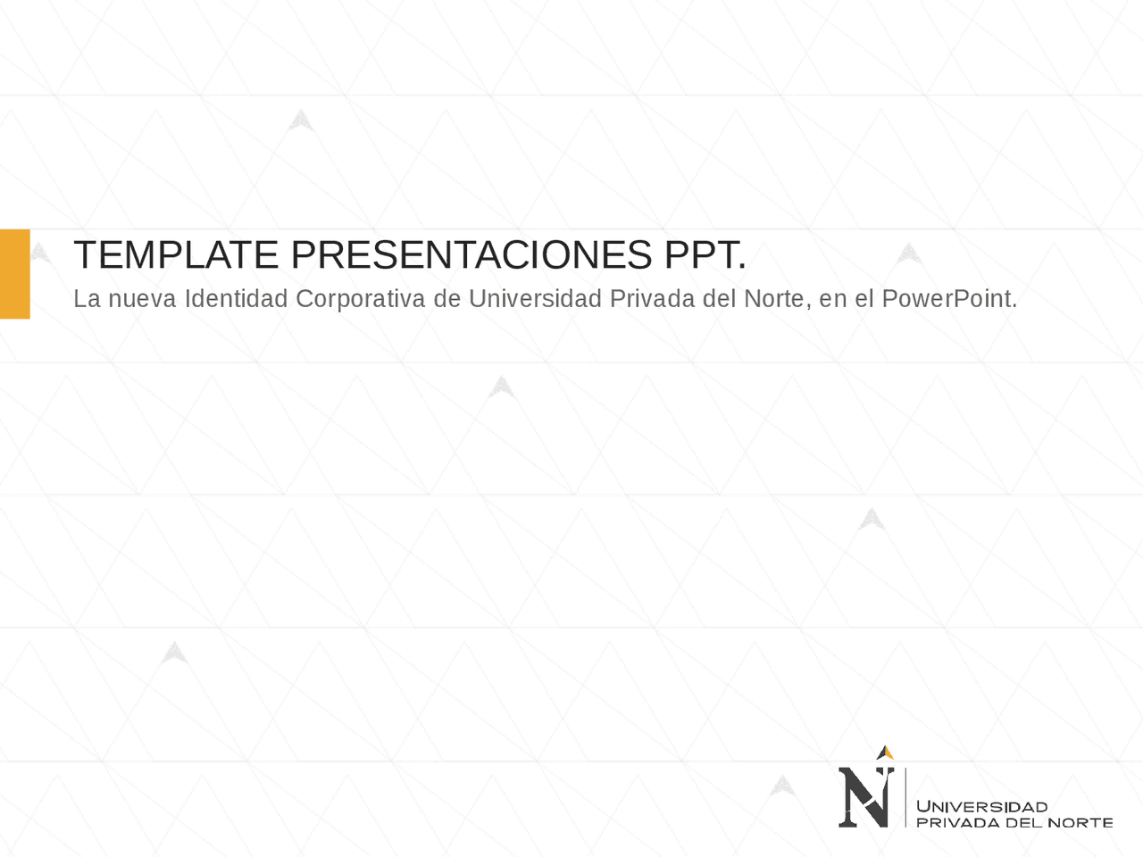 PLANTILLA UPN POWER POINT | Diapositivas de Proyectos Arquitectónicos | Docsity